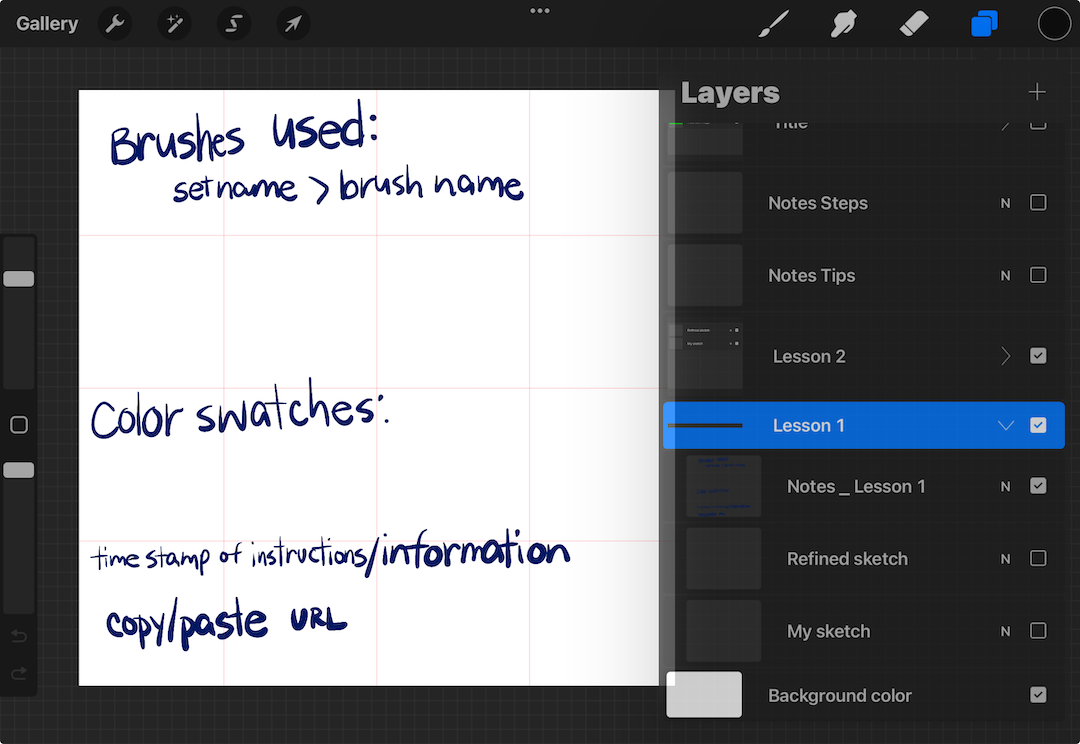 Organize Your Procreate Classes in Procreate | Trena Brannon | Skillshare
