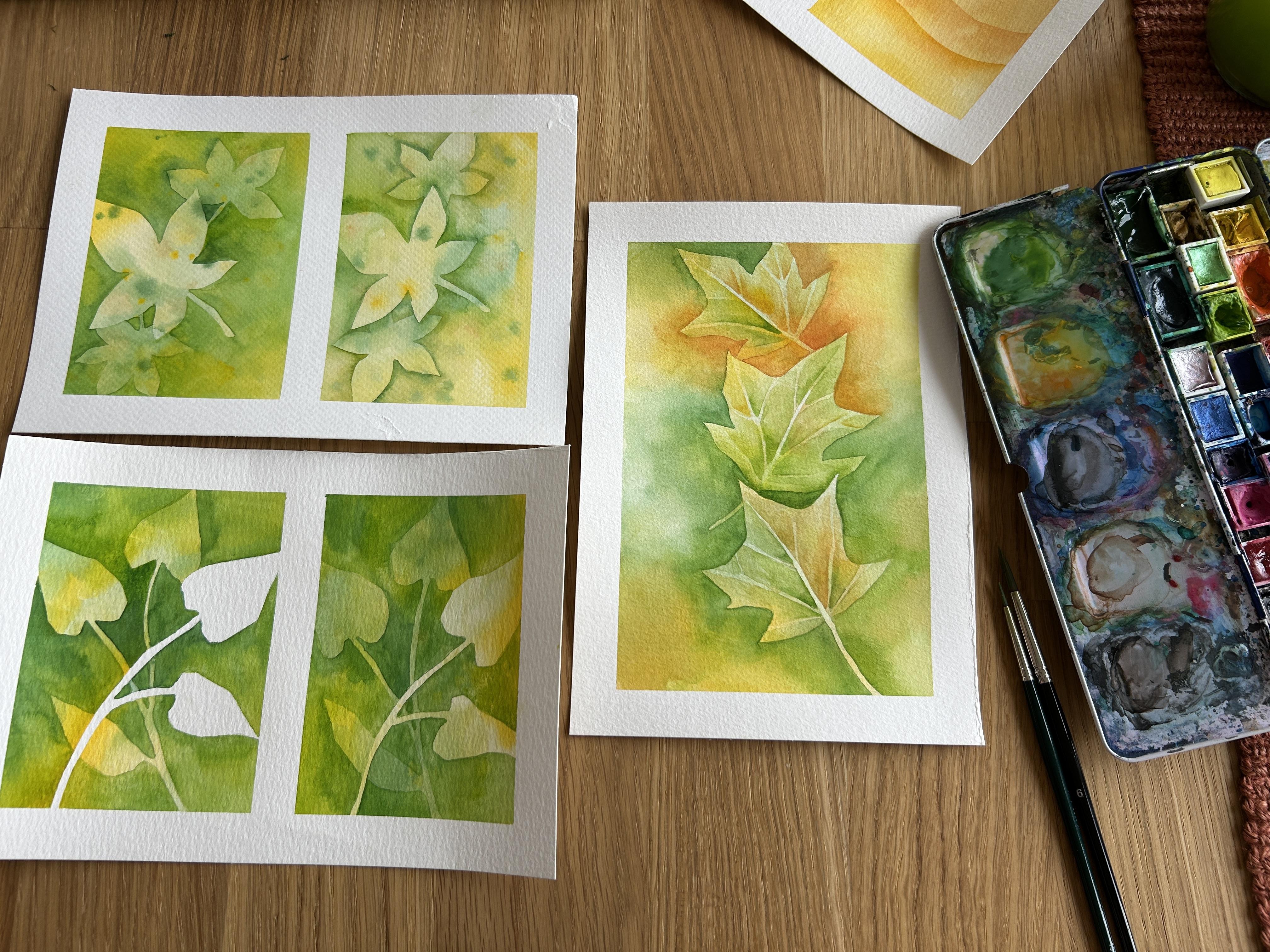 Think Positive, Paint Negative: Watercolour Negative Painting | Lujan ...