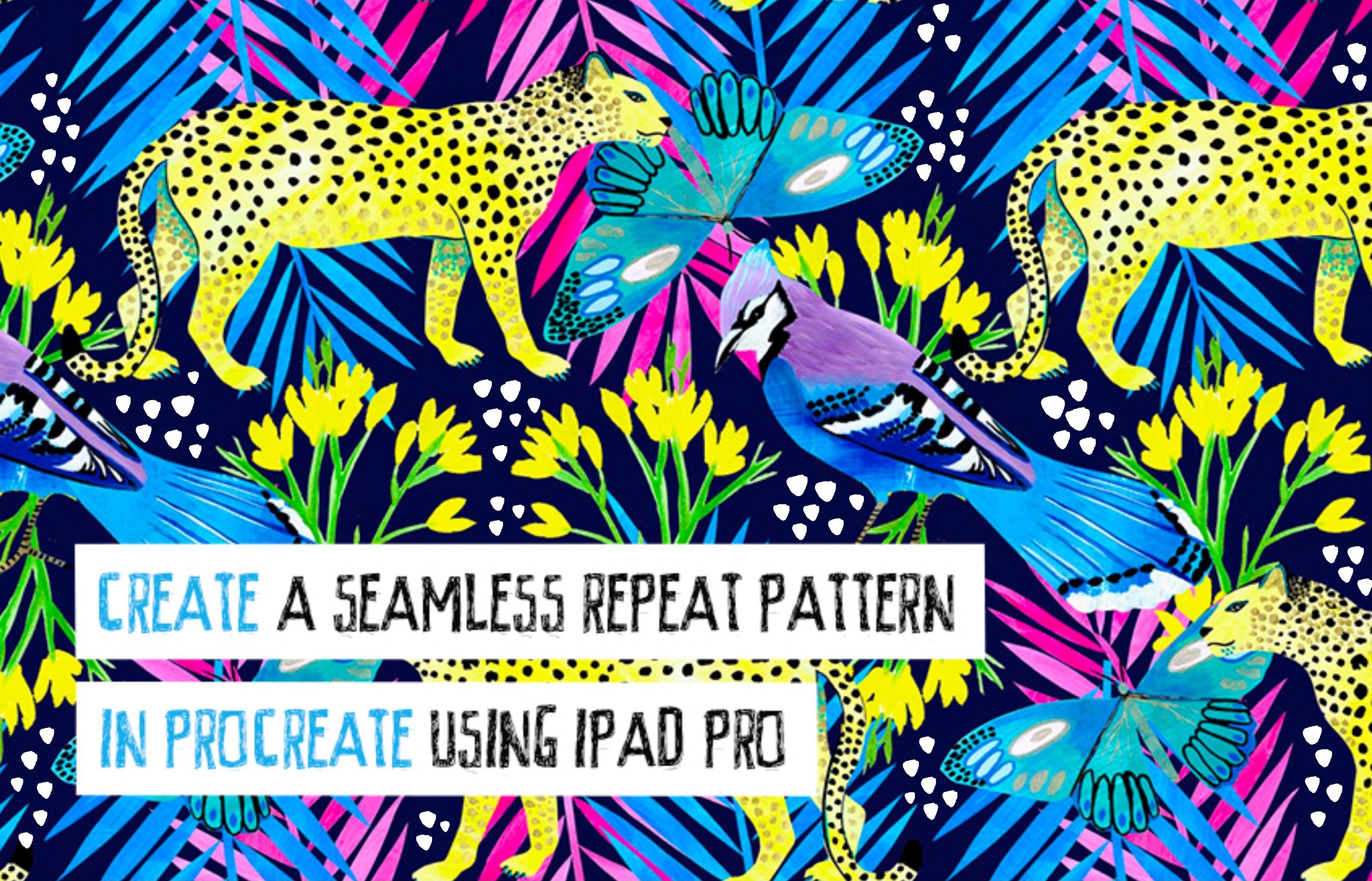 Create a Seamless Repeat Pattern in Procreate for iPad Pro | Sonja ...