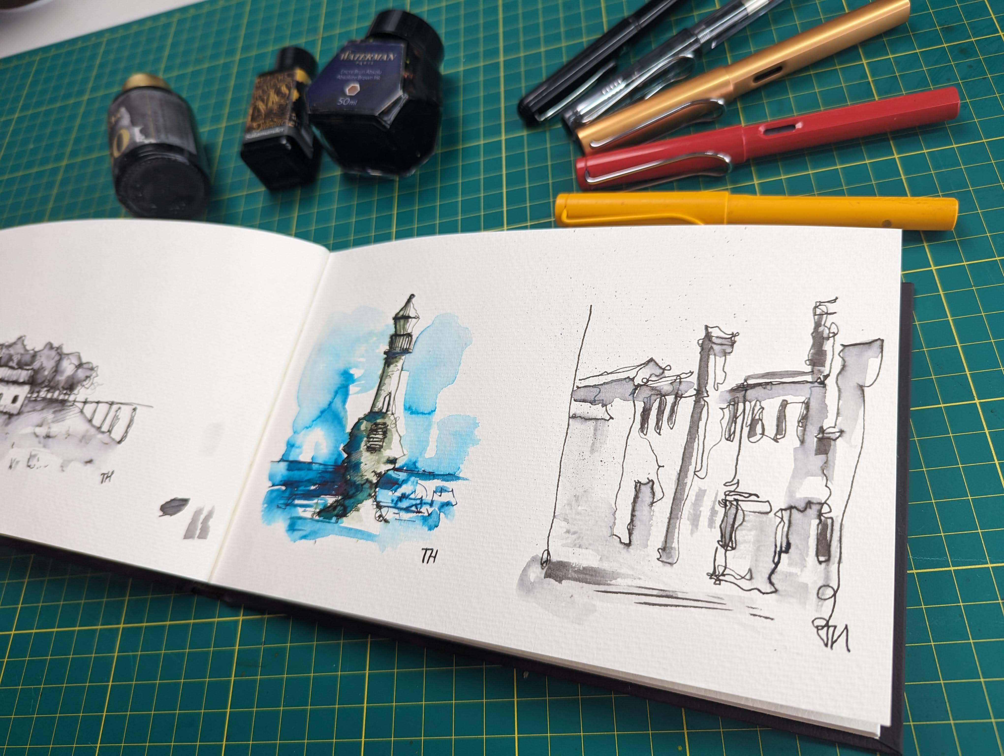 Easy Ink Sketching - Learn Quick and Creative Techniques for Everyday ...