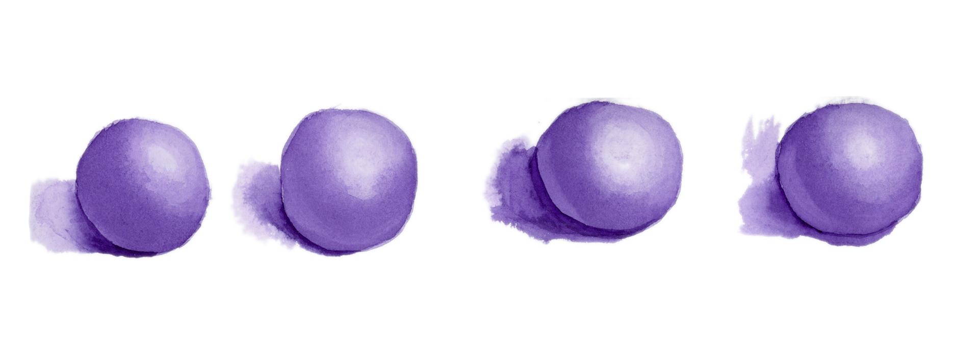 Sphère aquarelle - Ajouter de l'ombre et du volume avec le lifting et ...