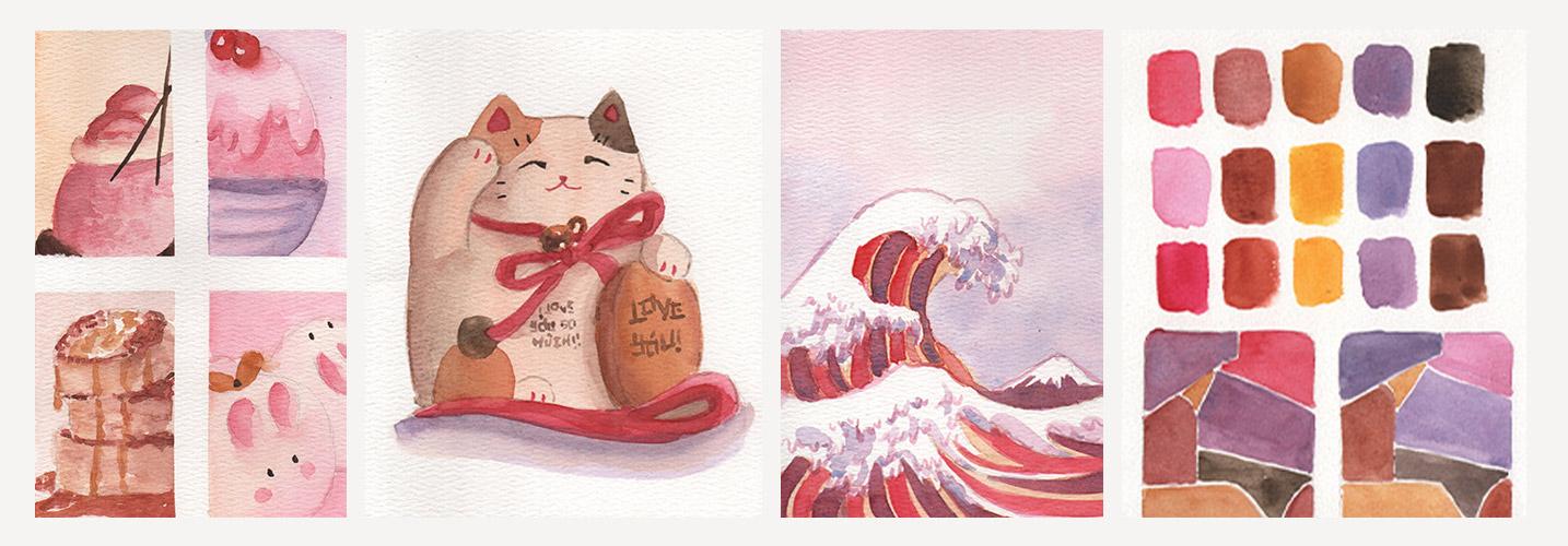 Muted Color Palette for Your Watercolor Valentine Projects | Bianca ...