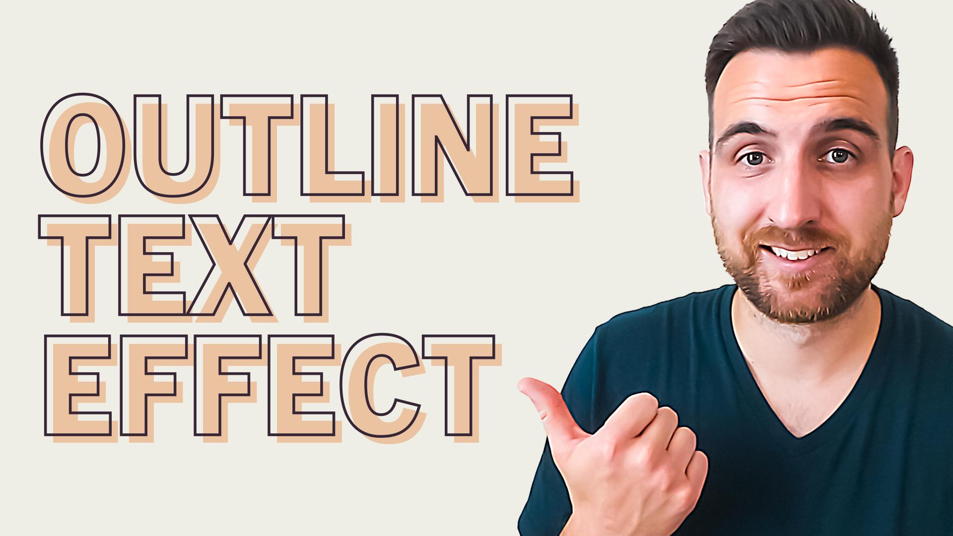 Create an Outline Text Effect in Adobe Illustrator | Spencer Martin | Skillshare