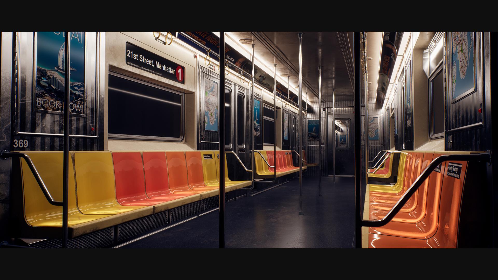 Creating a metro train interior in Unreal Engine 5 | FastTrackTutorials ...