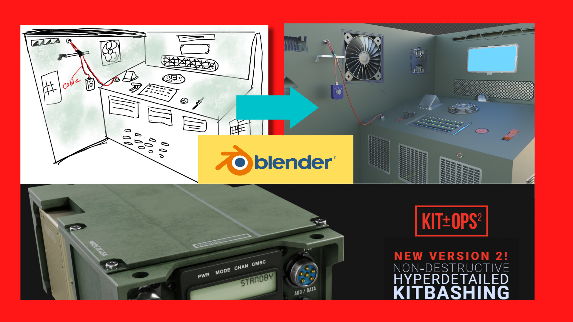 Blender kitopps addon 3d modeling | Suraj Kondagurla | Skillshare