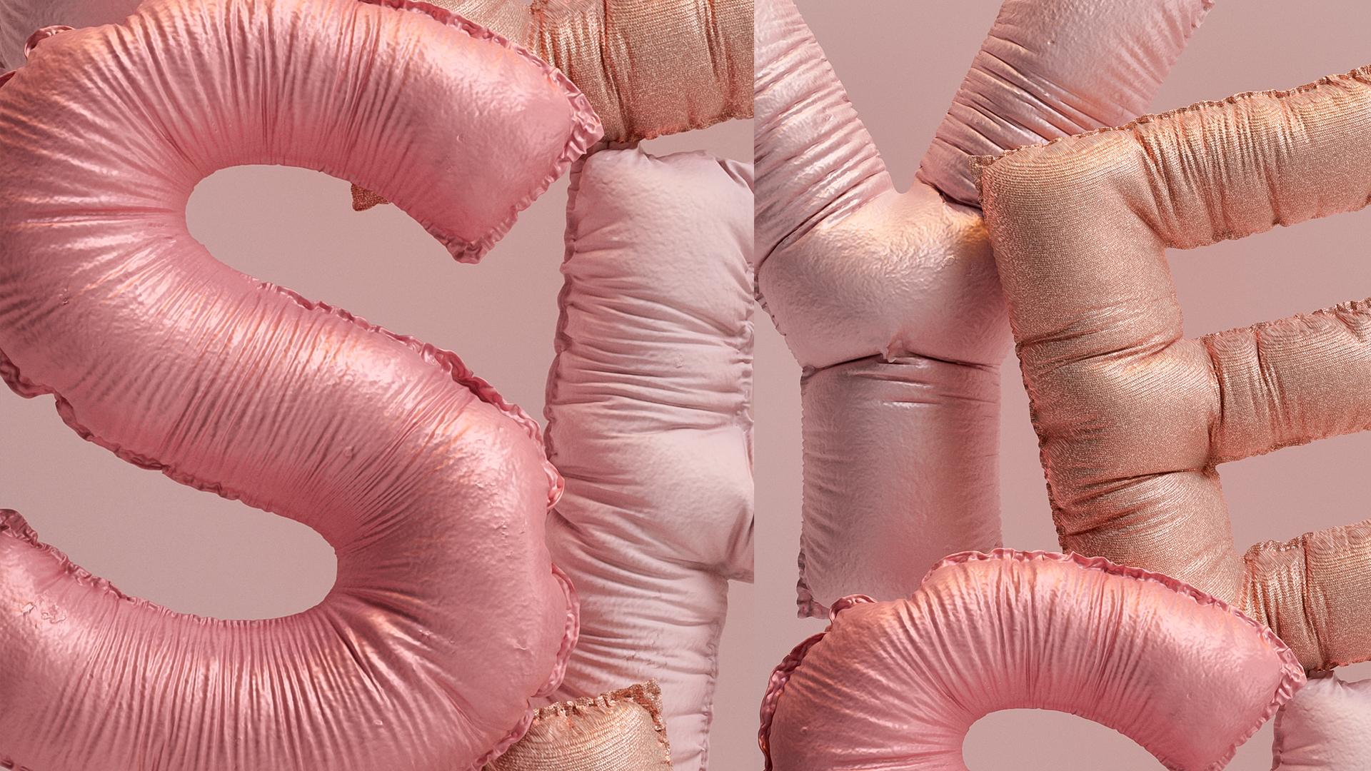 Balloon Typography in 3D: A Creative Journey with Blender and Cinema 4D ...