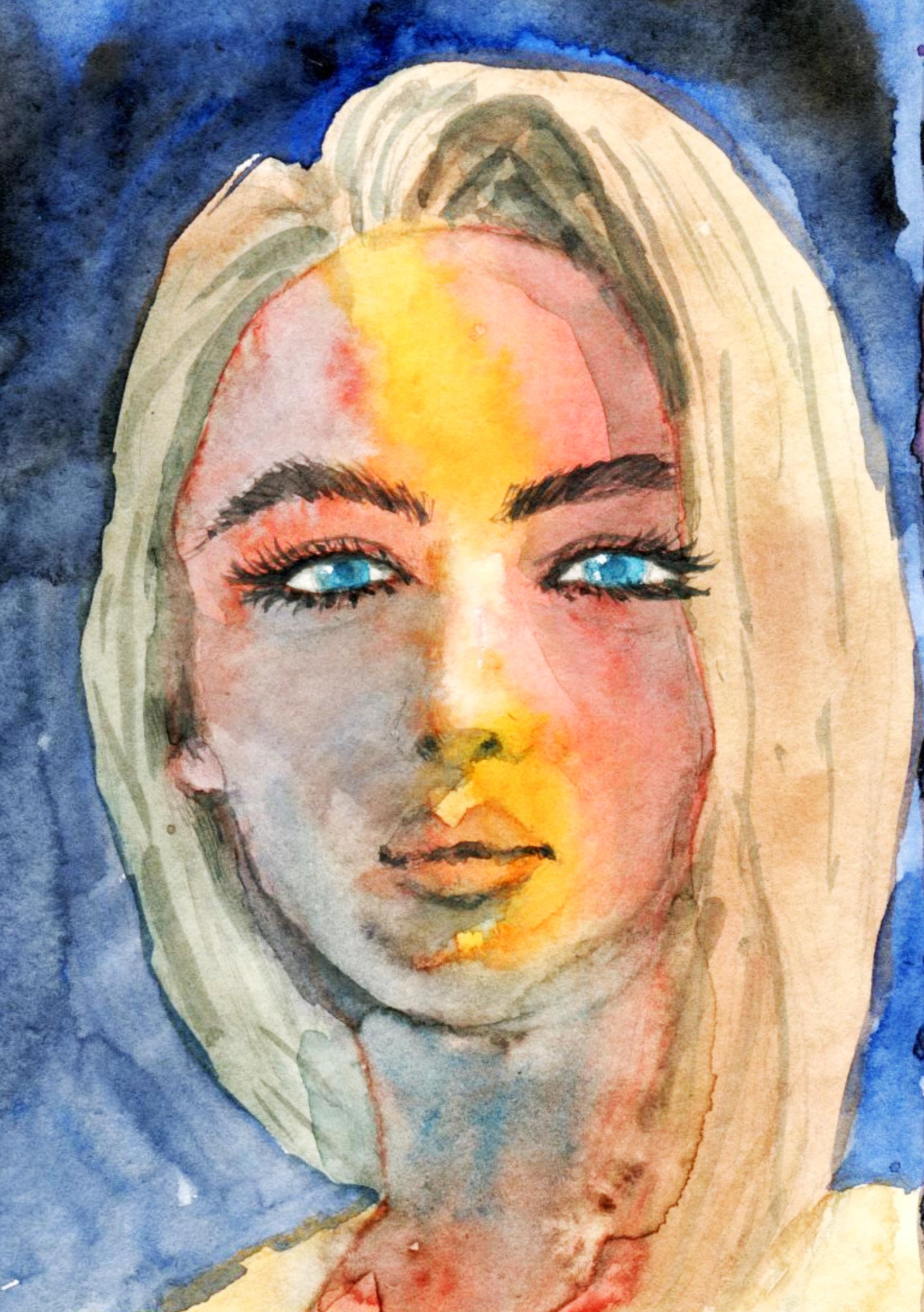 Watercolor Face
