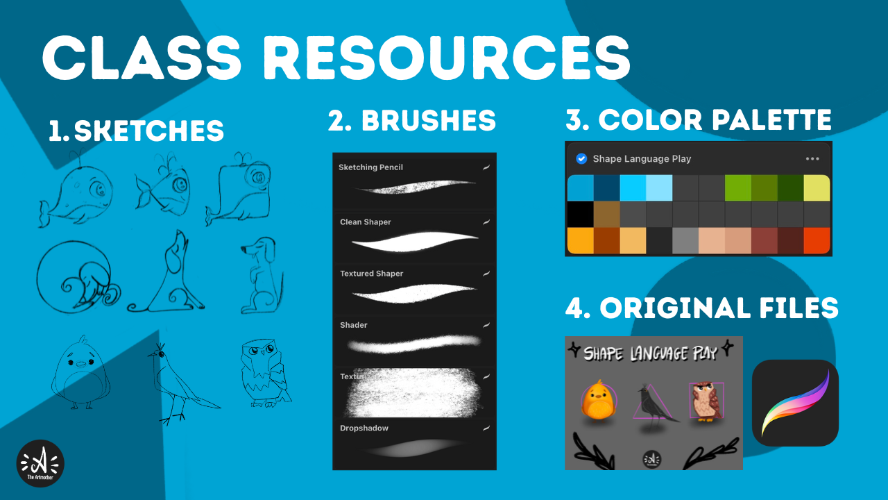 Shape Language In Digital Illustration & Character Design For Beginners In Procreate | The ...