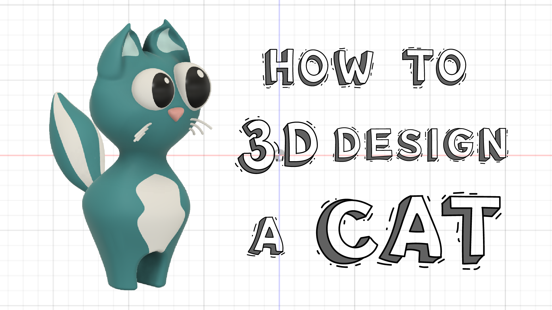 How to 3D Design a Cat - Fusion 360 for Beginners | Hendrien Horn ...