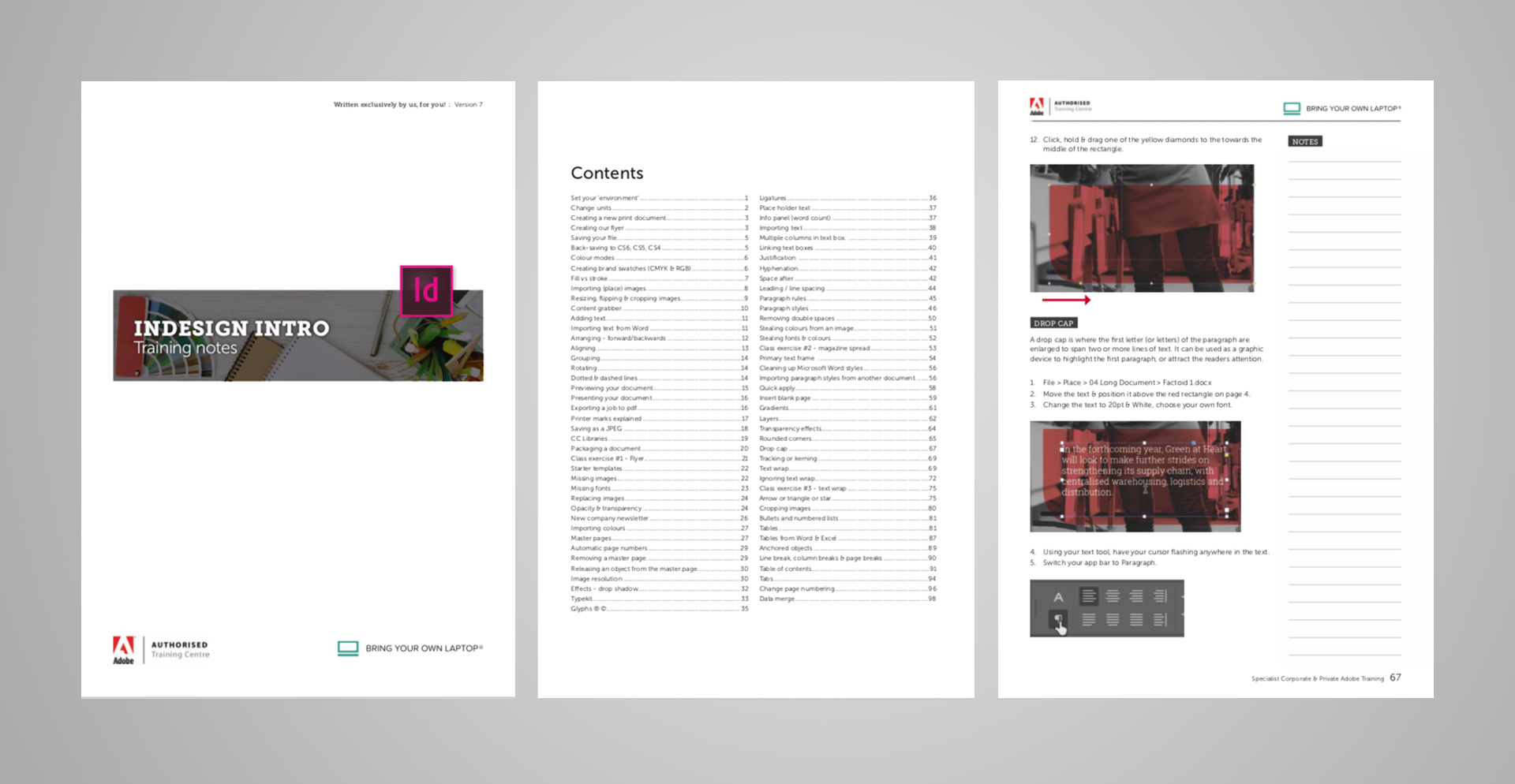Purchase my Adobe InDesign CC Introduction Course Workbook - Skillshare