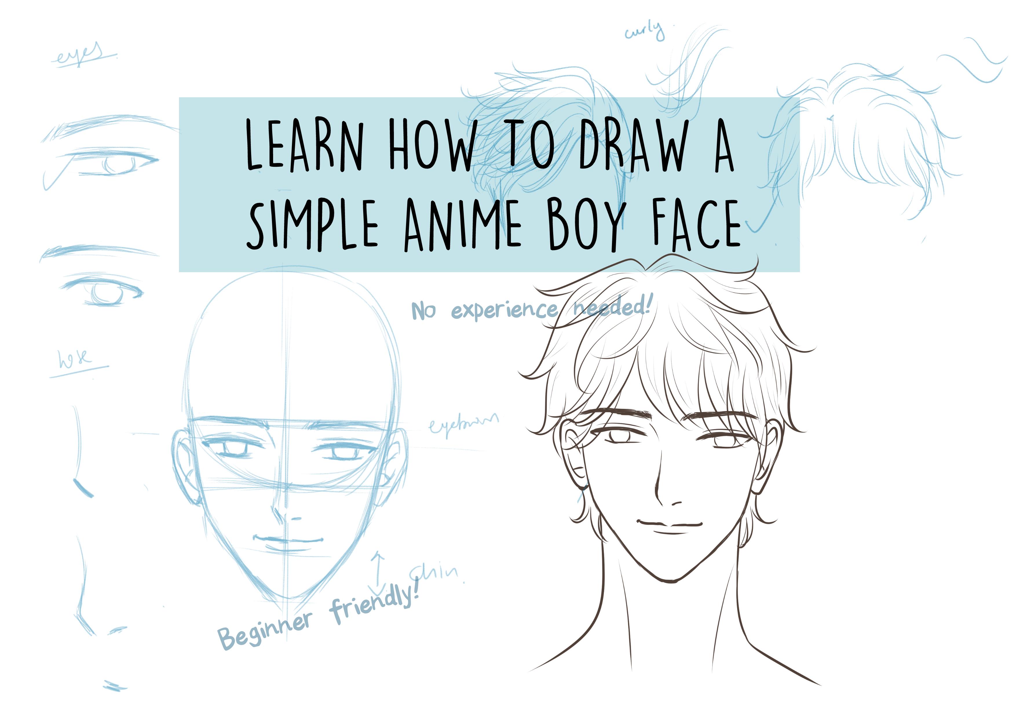 Ultimate Beginner s Guide To Drawing Male Anime Face Veldymort Co