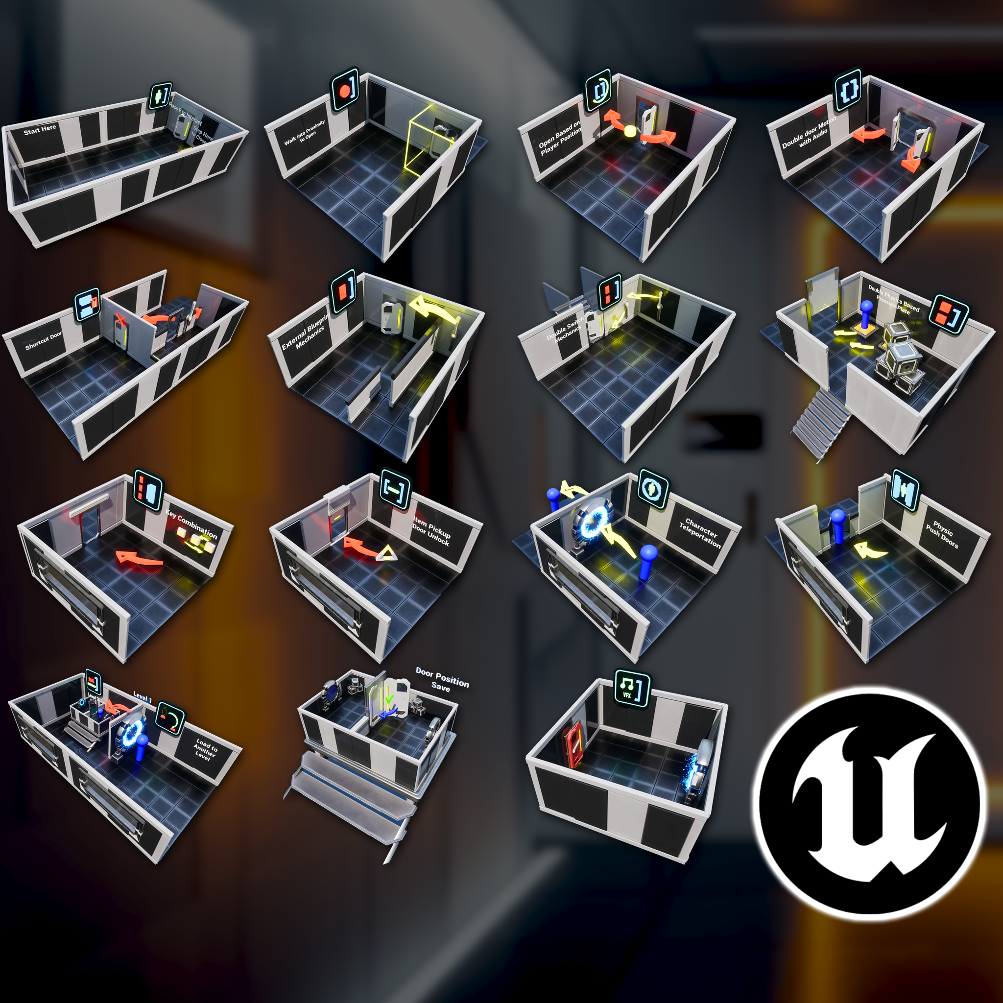 Unreal Engine 5 Blueprint Mastery: Door Systems and Interactive Portals ...