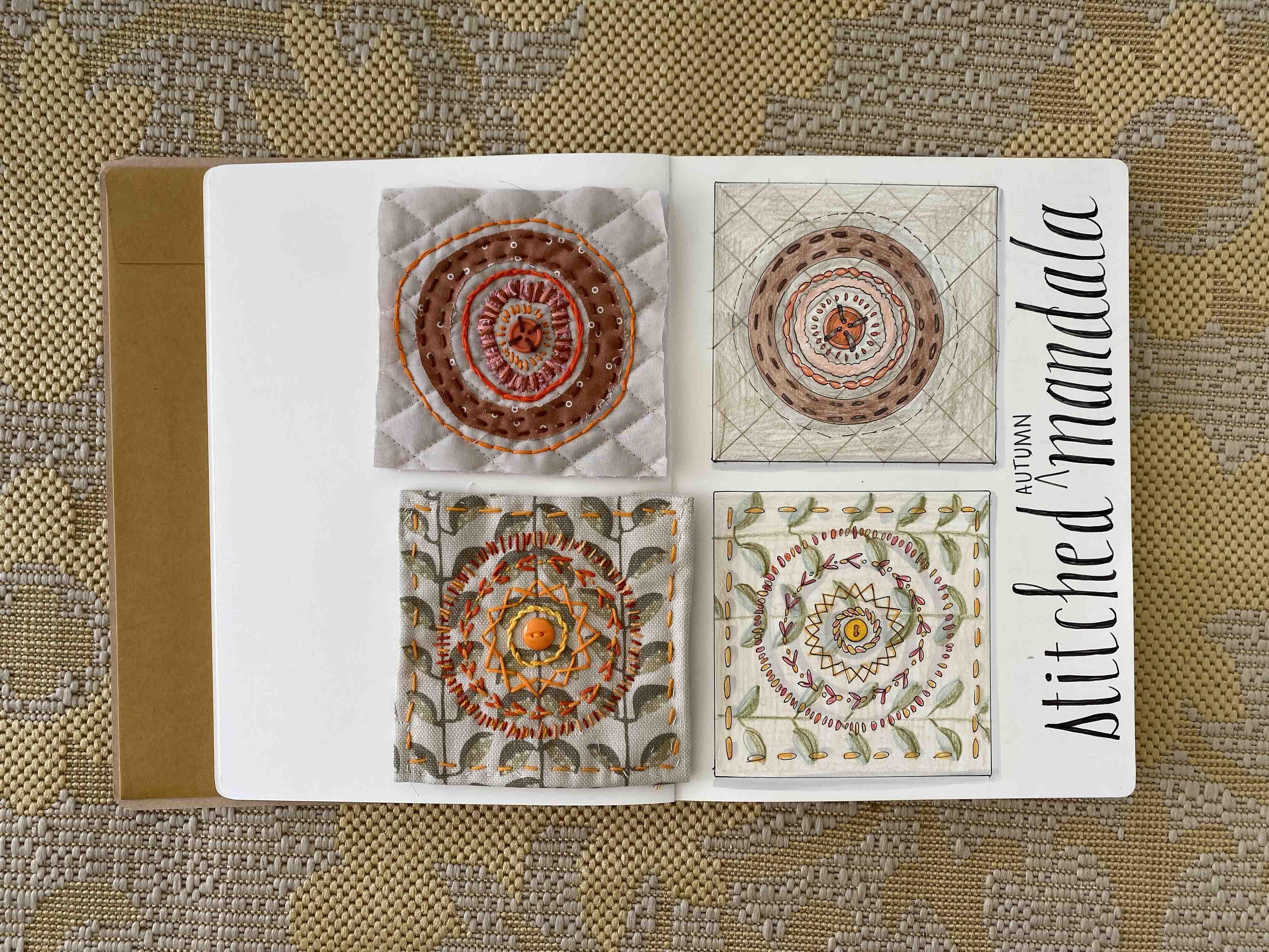 Slow Stitching: Stitched Autumn Mandala | Daniela Mellen | Skillshare