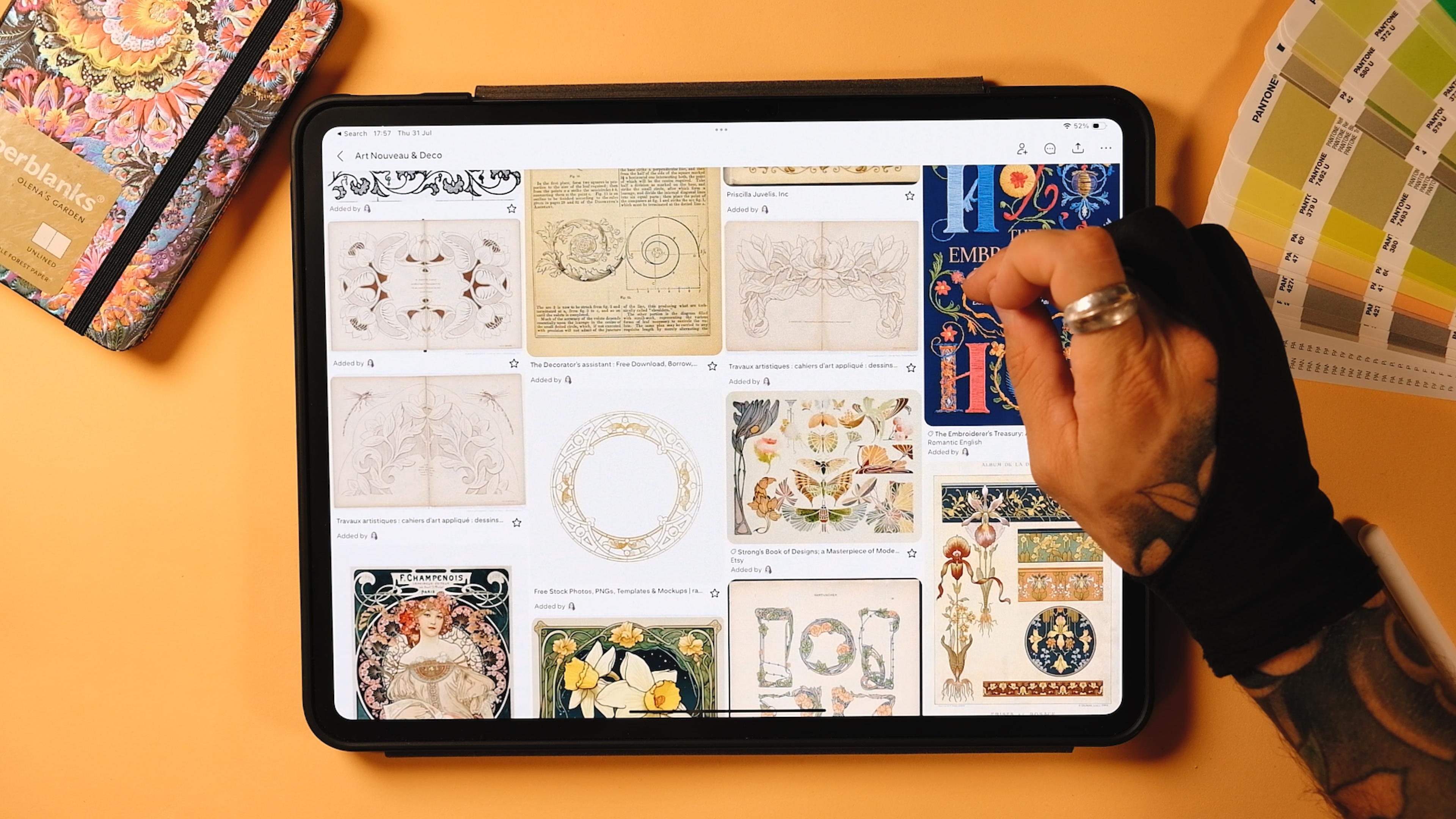 Art Nouveau Part 2: Design a Cohesive Lettering Poster in Procreate ...