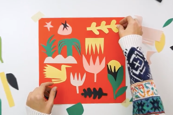 Paper & Digital Collage: Shapes, Colors, and Flowers - Skillshare