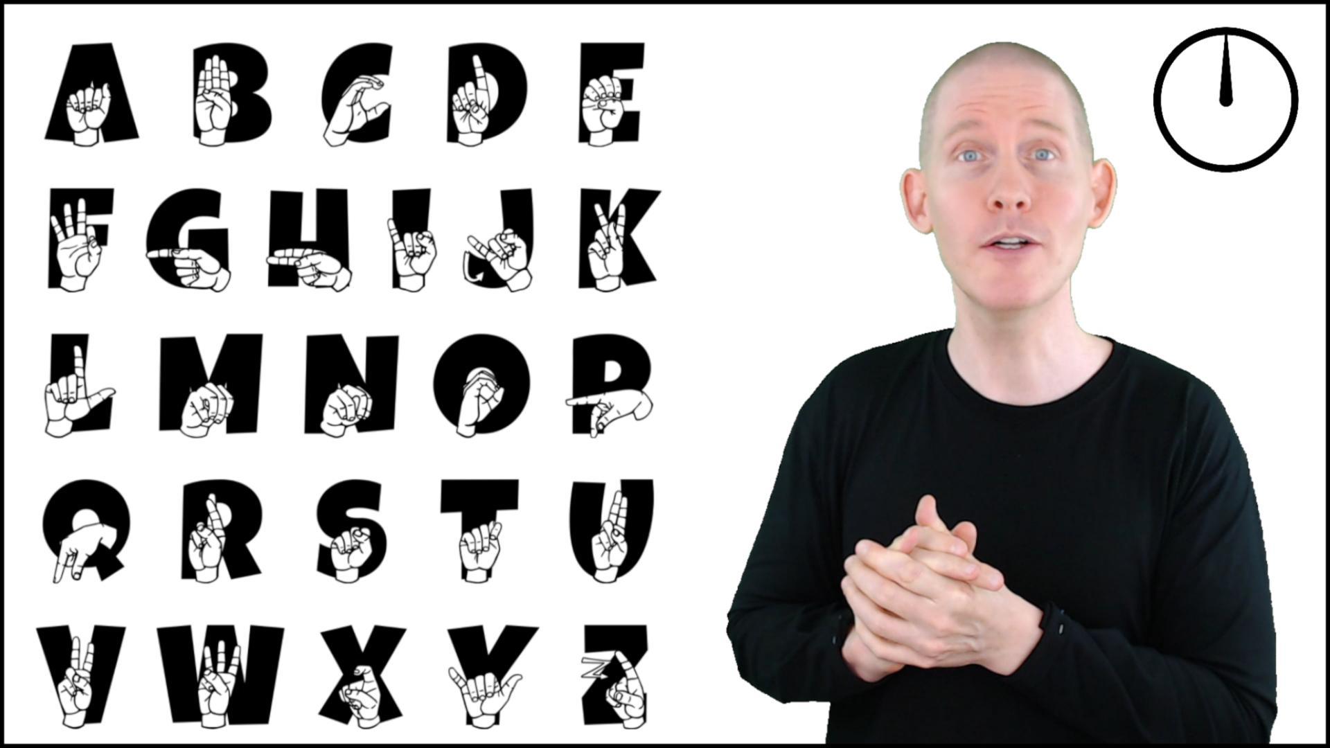 ASL | The ABCs + Fingerspelling Mania | American Sign Language | Able ...