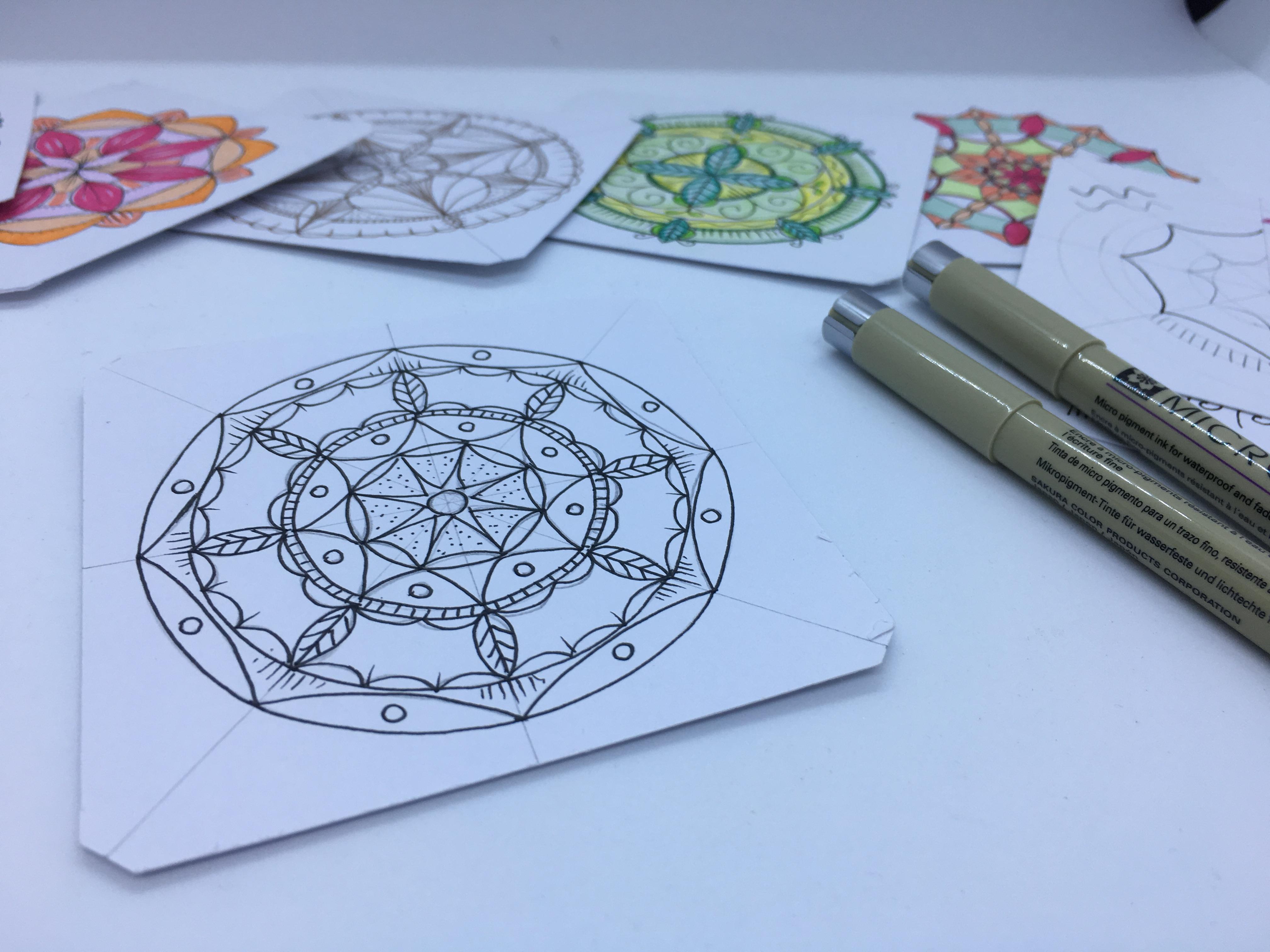 How to Draw Mini Mindful Mandalas - A Beginners Guide to Wellness ...