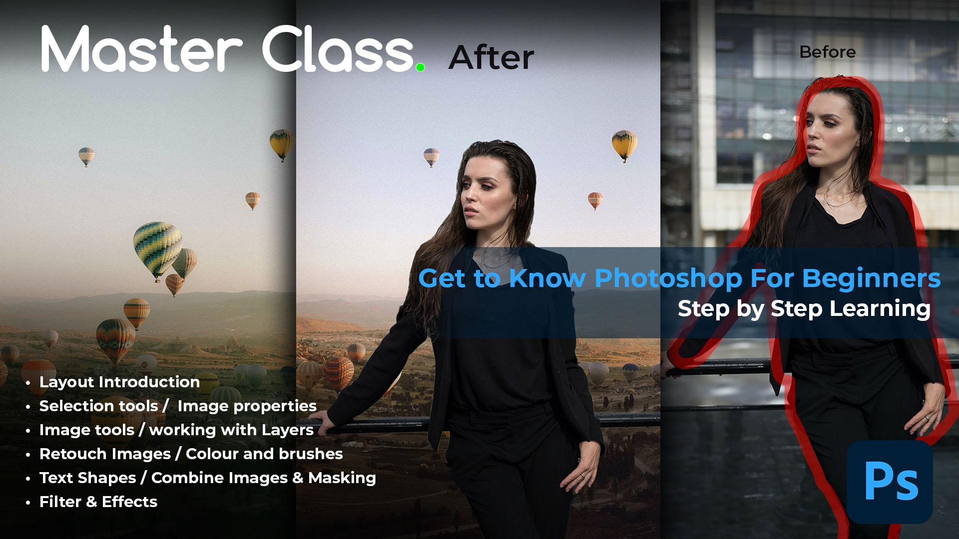 Adobe Photoshop For Beginners 1 Hour Course For Mastering The Basics 