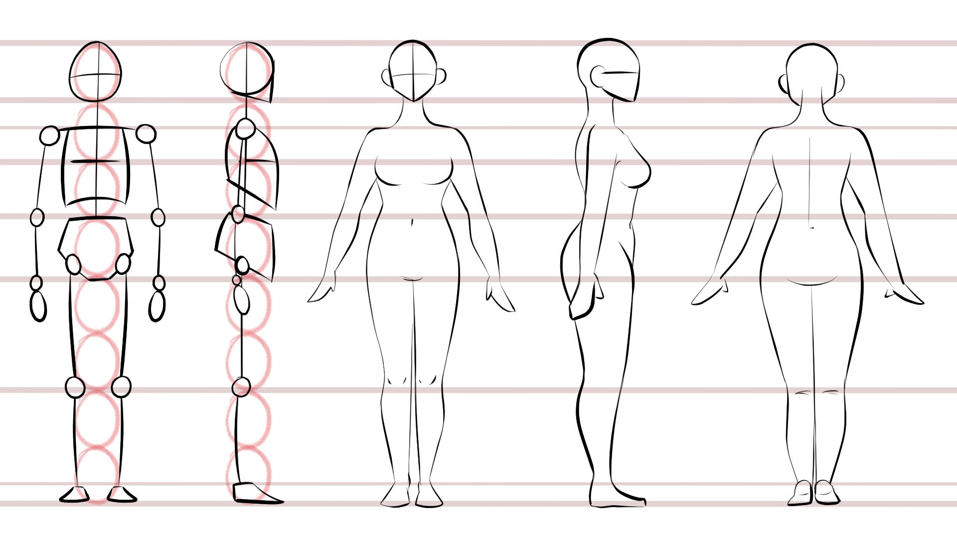 How To Draw The Female Body Complete Figure Drawing Patricia 