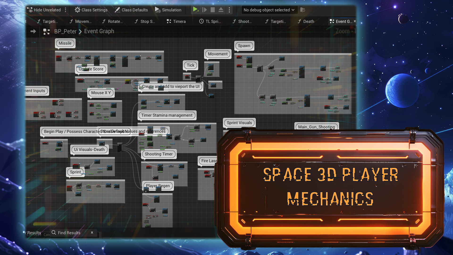 Unreal Engine 5 Blueprints Step By Step Space Shooter Game Development 3d Tudor Skillshare