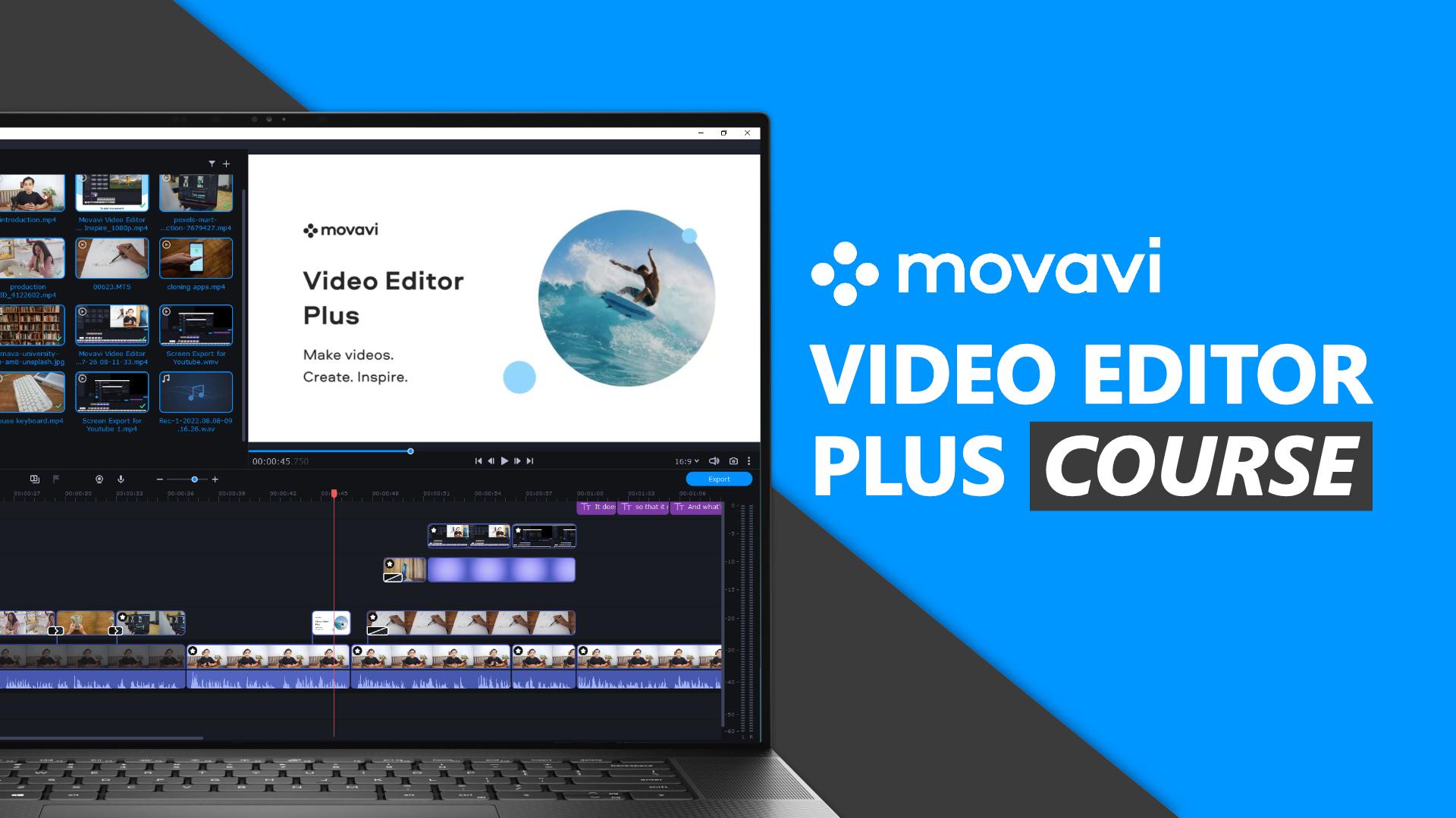 Movavi Video Editor Complete Editing Video For Beginner Content