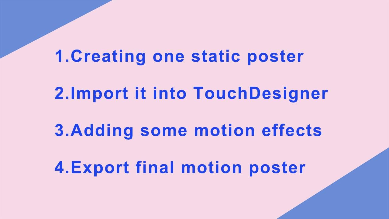 Create Your Own Motion Poster: Quickly and Simple with Touch Designer ...