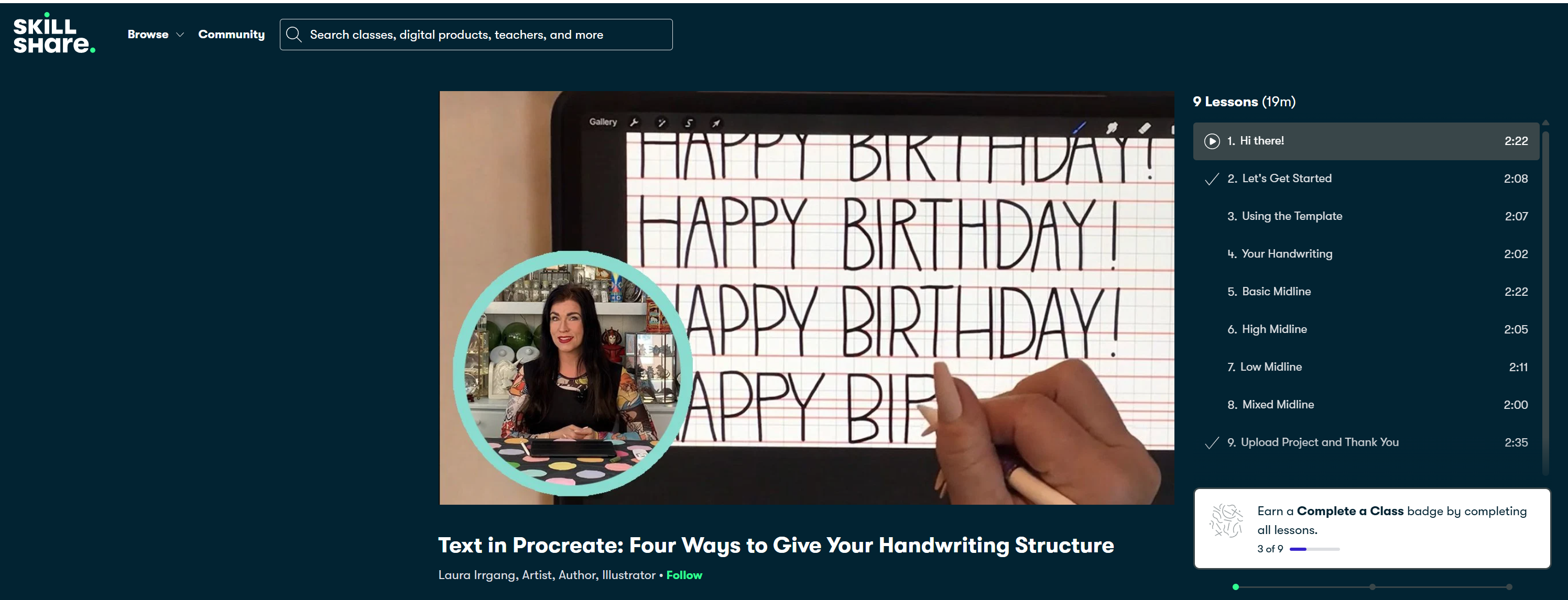 Curve Text in Procreate with the Quick & Easy Liquid Method | Laura ...