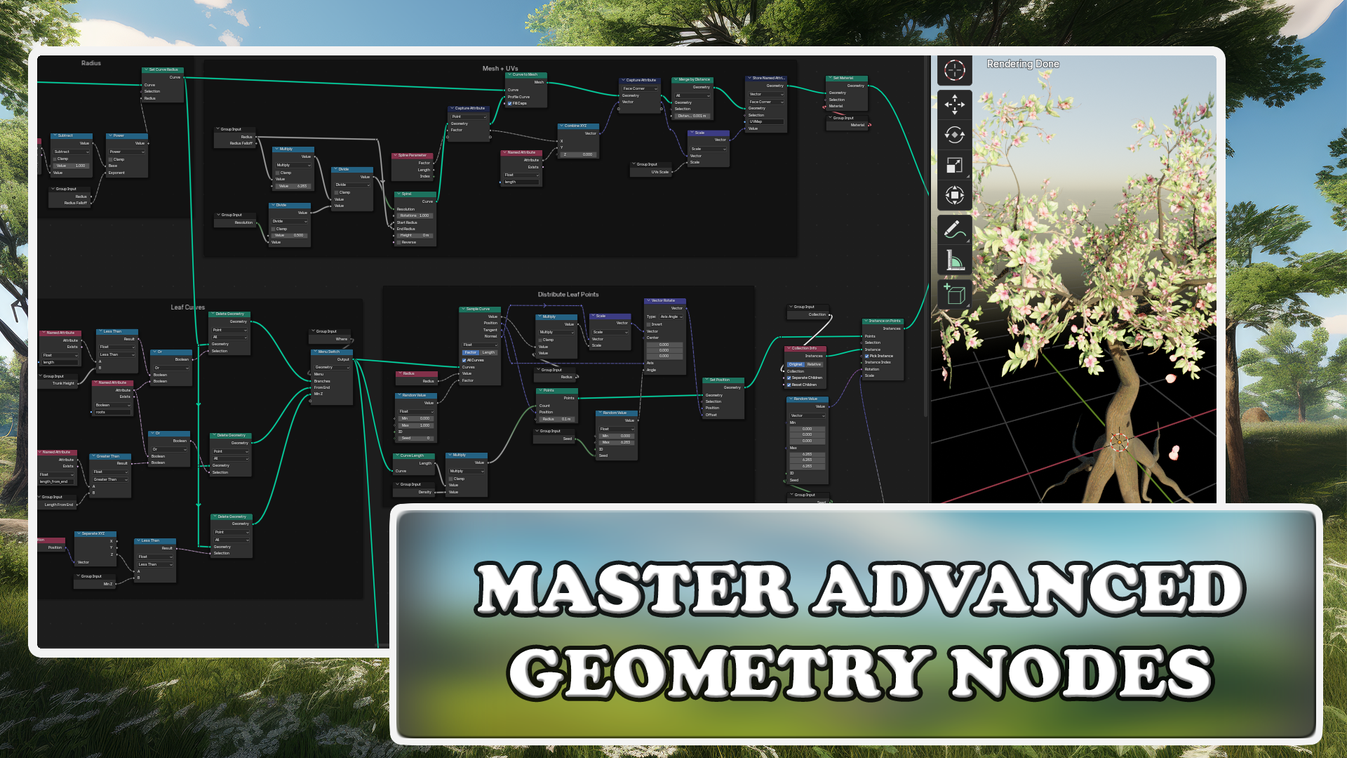 3D Trees with Blender Geometry Nodes | 3D Tudor | Skillshare
