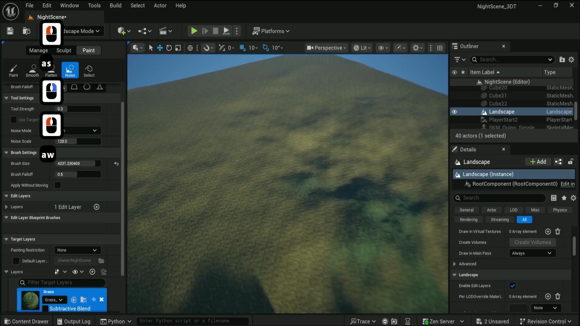 Unreal Engine 5 Stylized Night Environment: VFX Lighting, Foliage ...