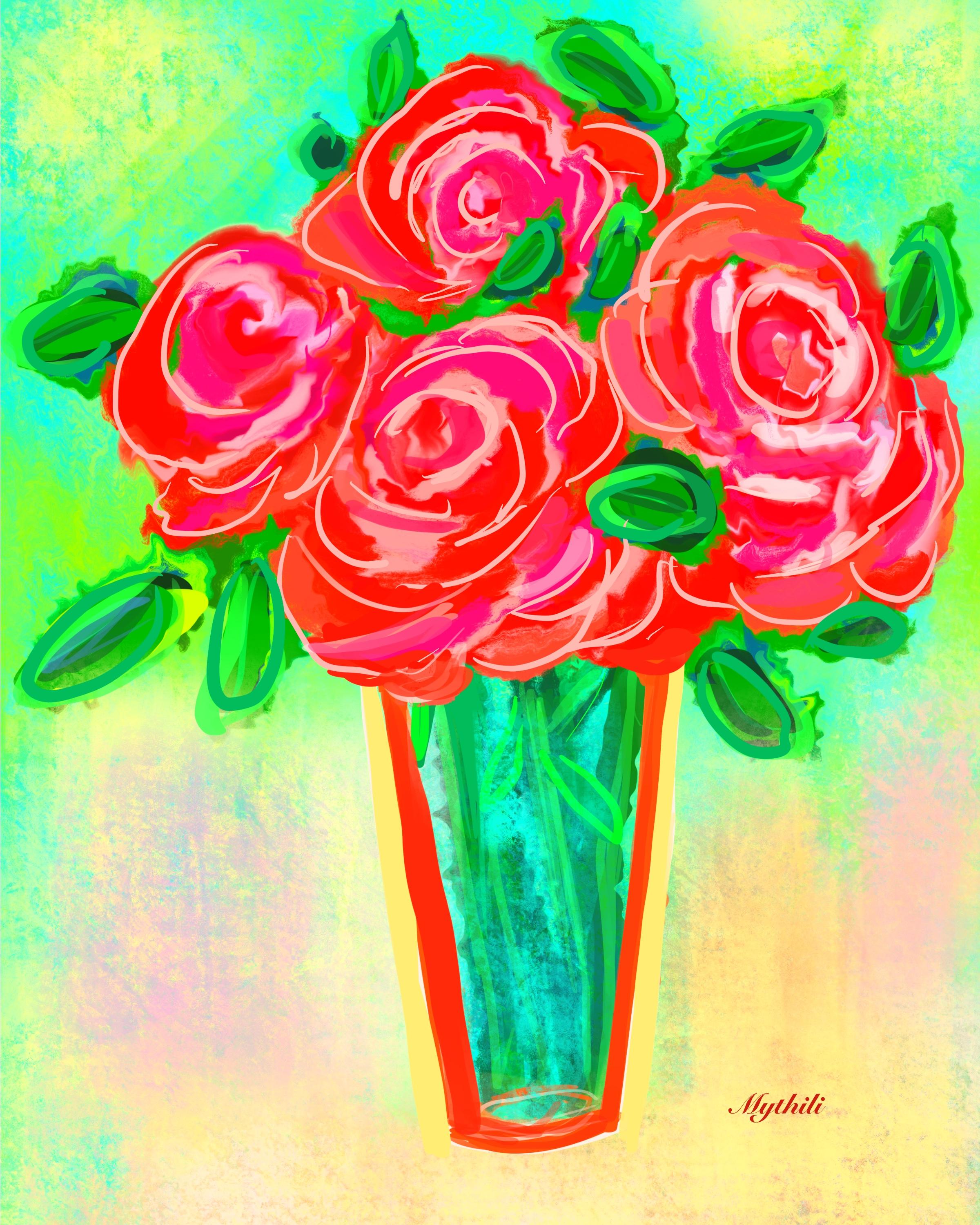 Abstract Acrylic Flower Painting Tutorial | Best Flower Site