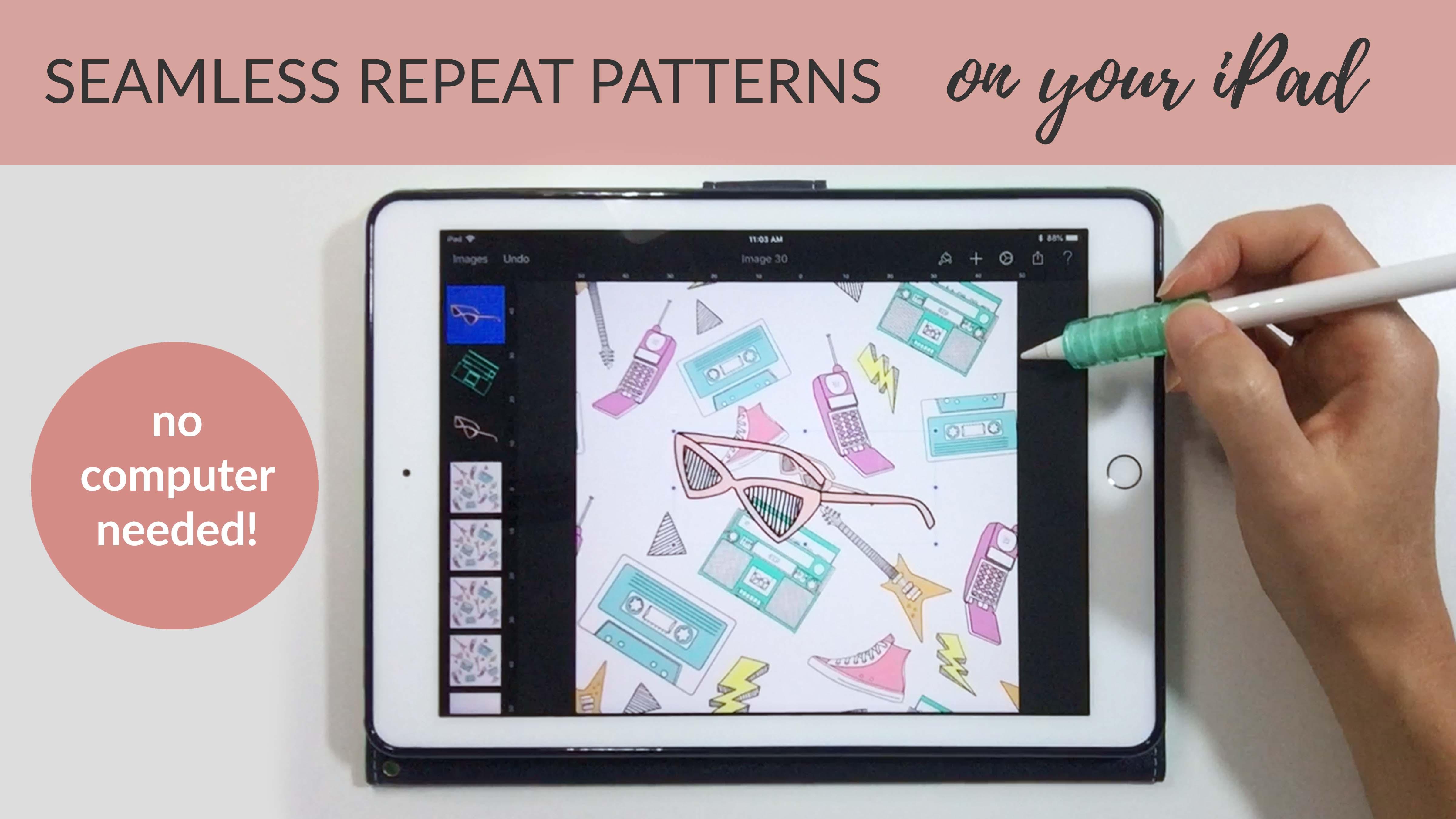 Create Seamless Repeat Patterns On Your IPad In Procreate FREE 