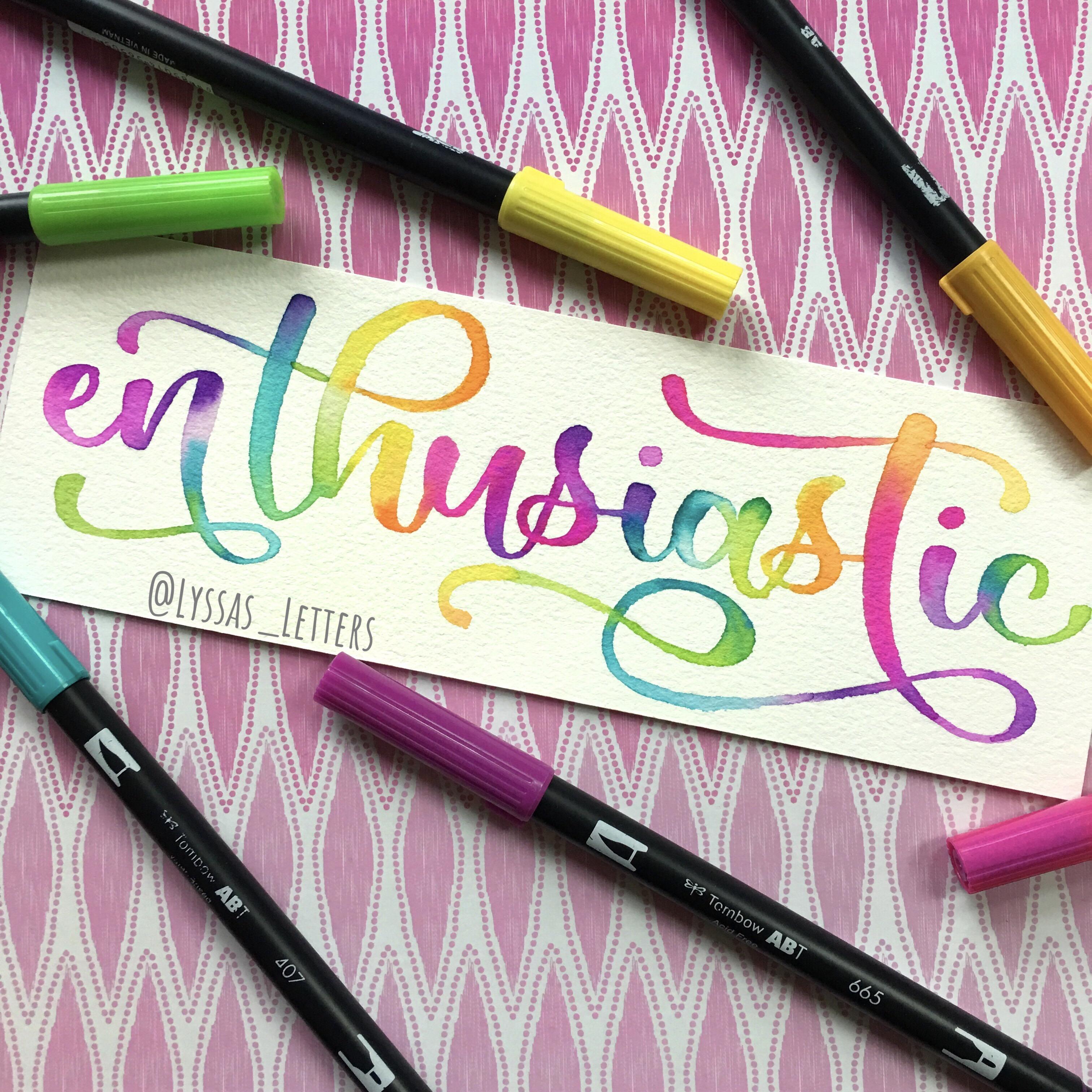 Noções básicas de lettering com pincel: tudo que você precisa saber ...