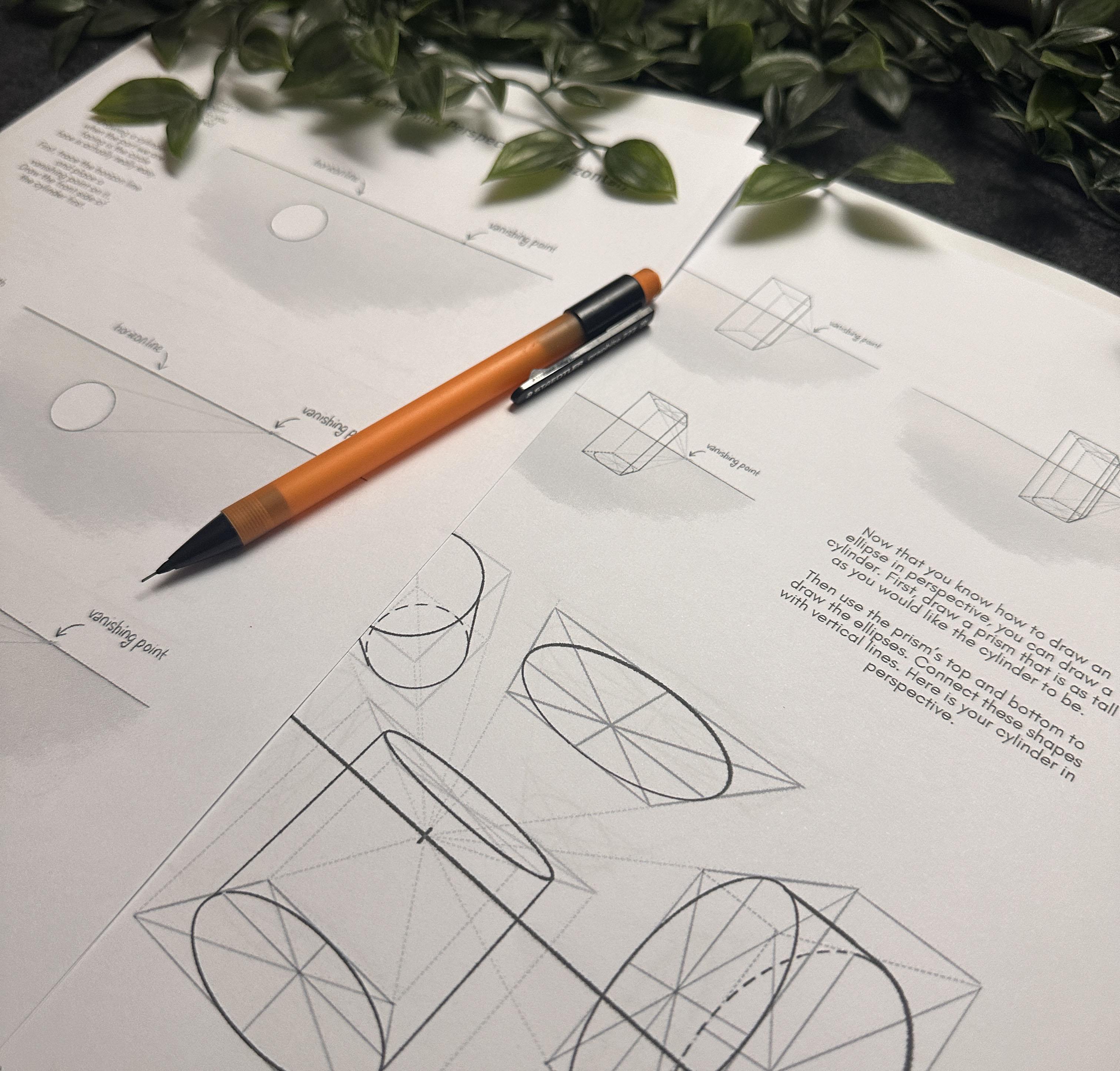 how to draw perspective shapes