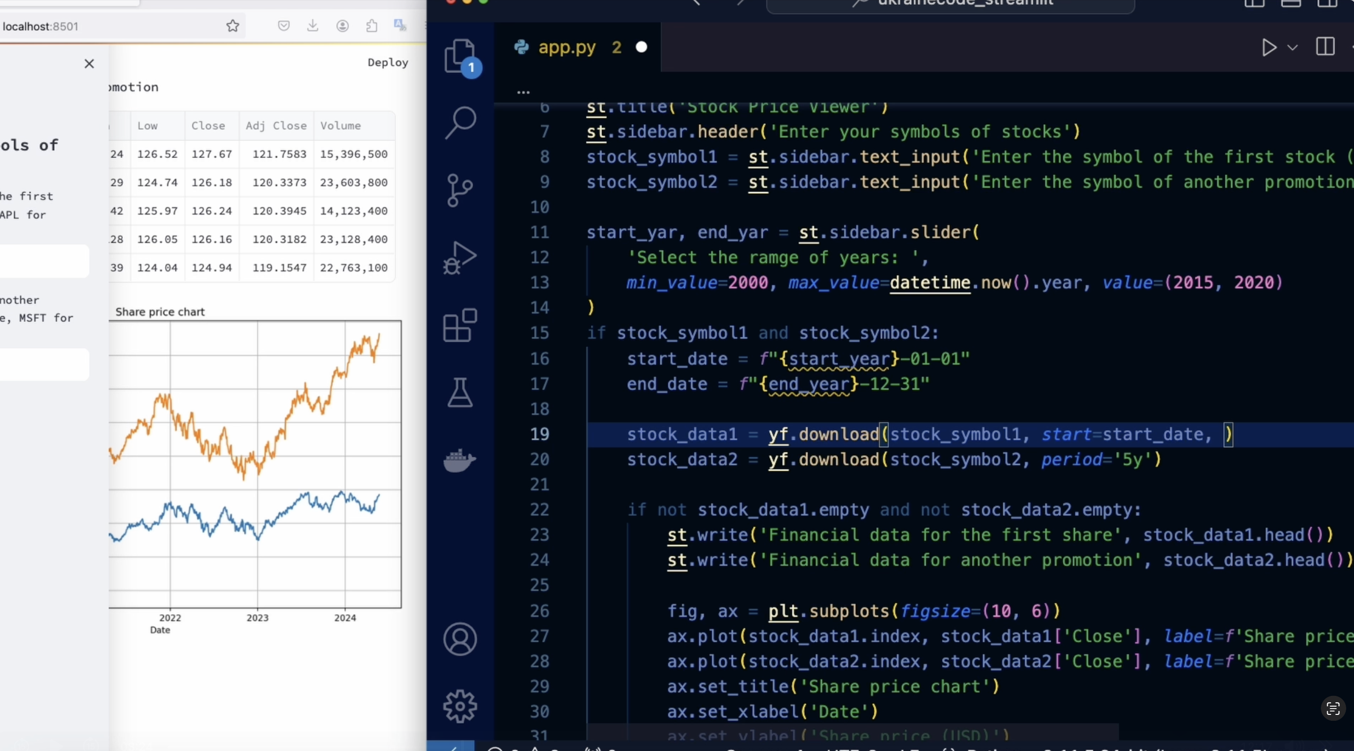 Visualización de datos interactivos con Python: Streamlit y Matplotlib. Despliegue gratuito en ...