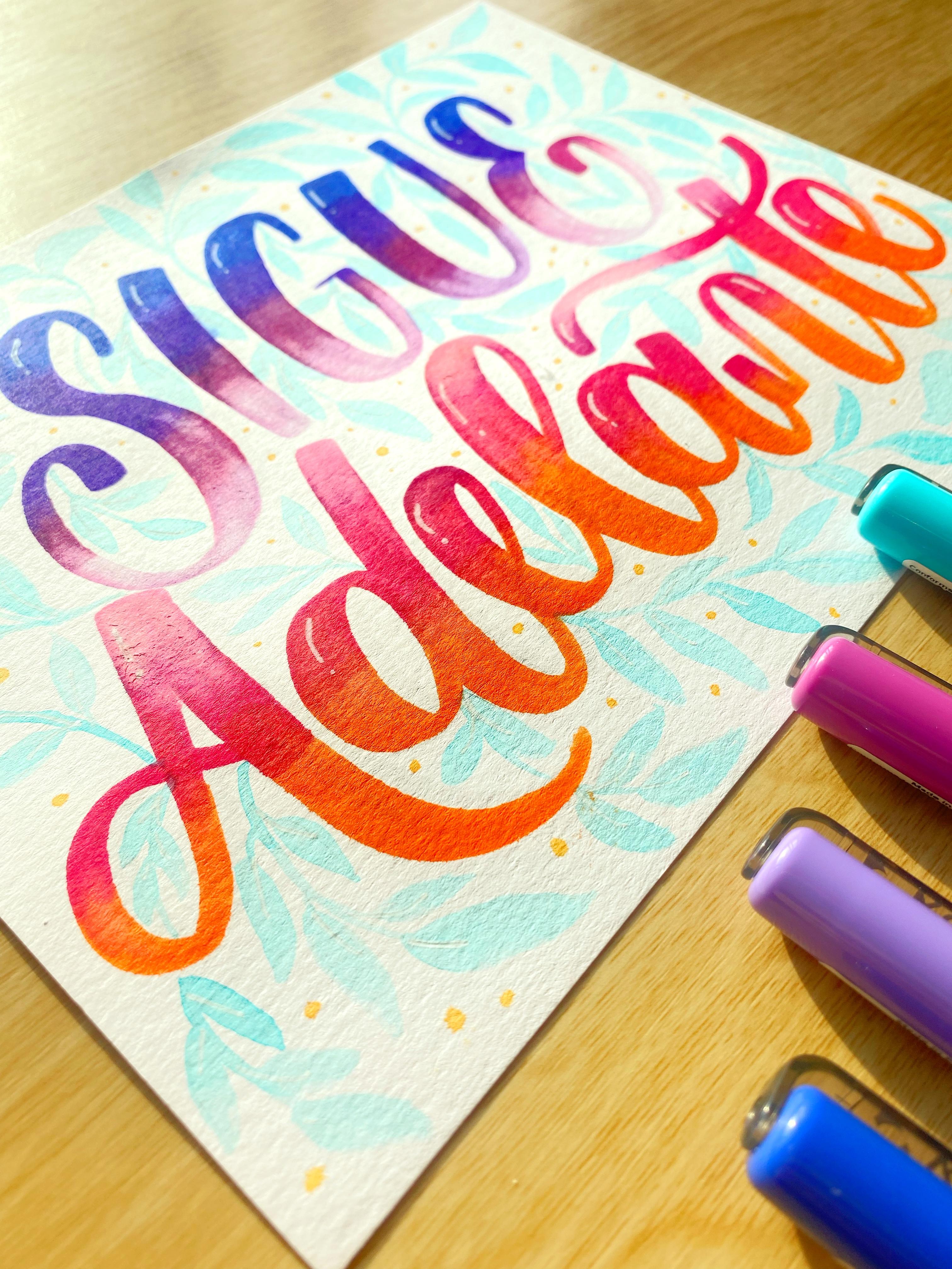 Teoría del Color en Blending LETTERING EN ESPAÑOL | Soy Letrista ...