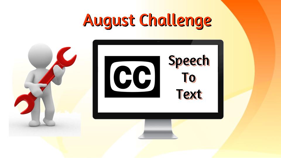 First Baby Step to Do Closed Caption Files: Turn Speech Into A ...