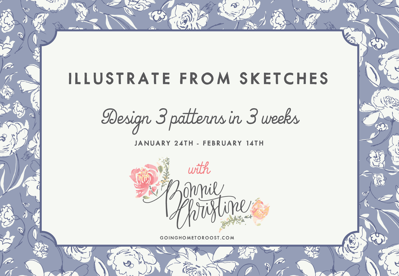 Illustrate from Sketches: Design 3 Patterns in 3 Weeks - Skillshare