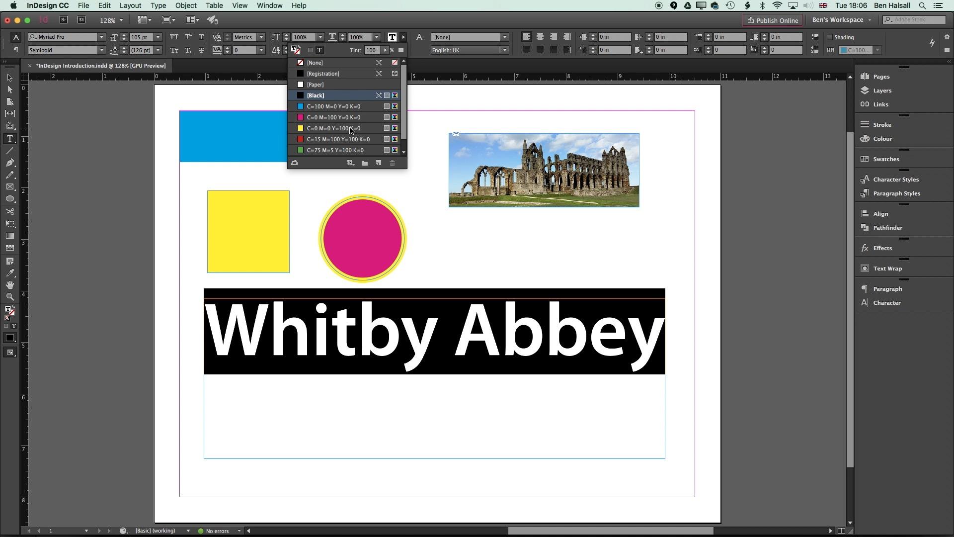Adobe InDesign Introduction To Shape Image Text Objects In depth 