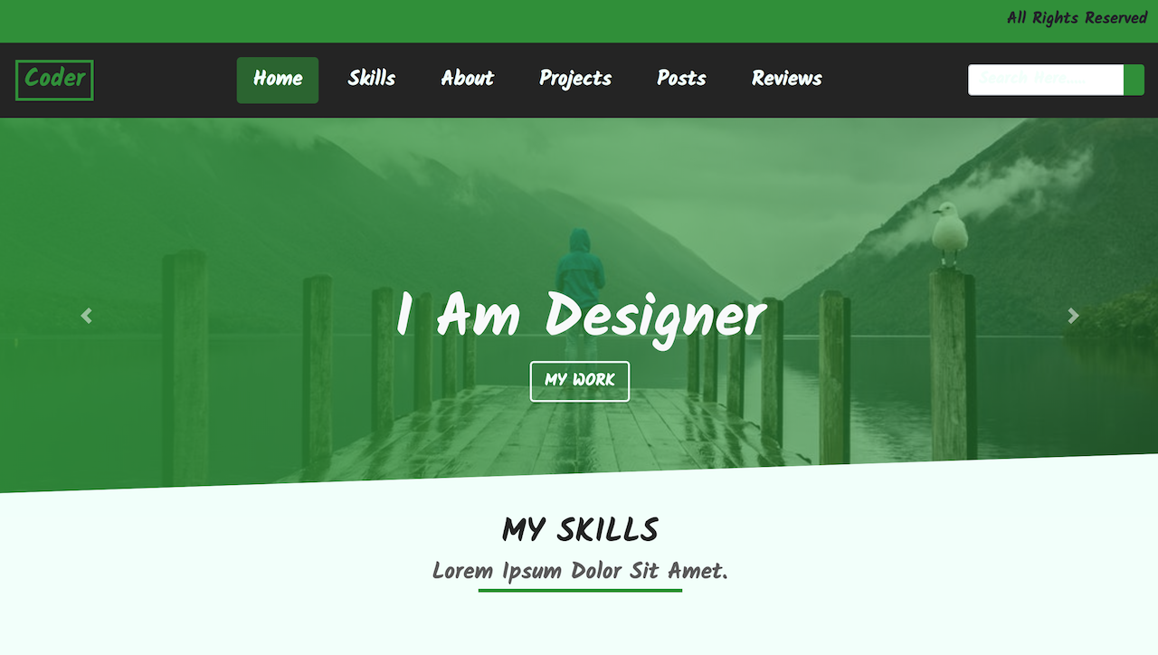 Build A Portfolio Website With HTML5 CSS3 Bootstrap 4 Jquery From