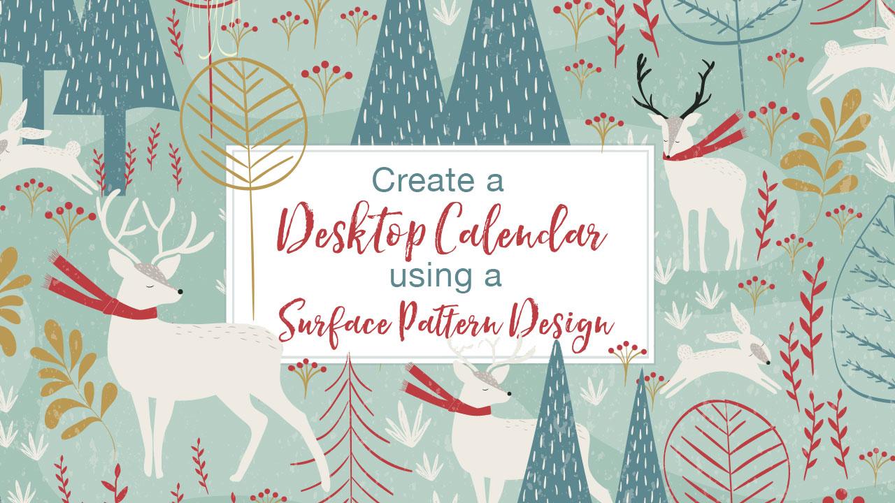 Create A Desktop Calendar Wallpaper Using A Pattern Mel Armstrong