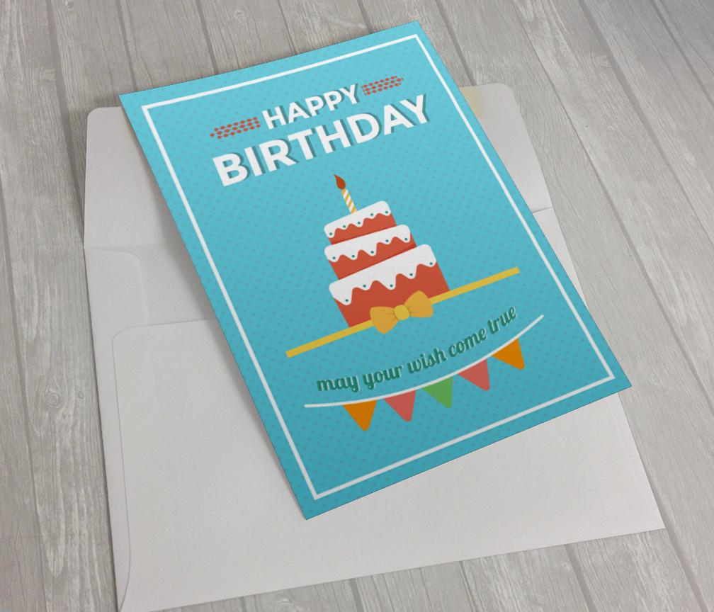 Greeting Card Template Illustrator