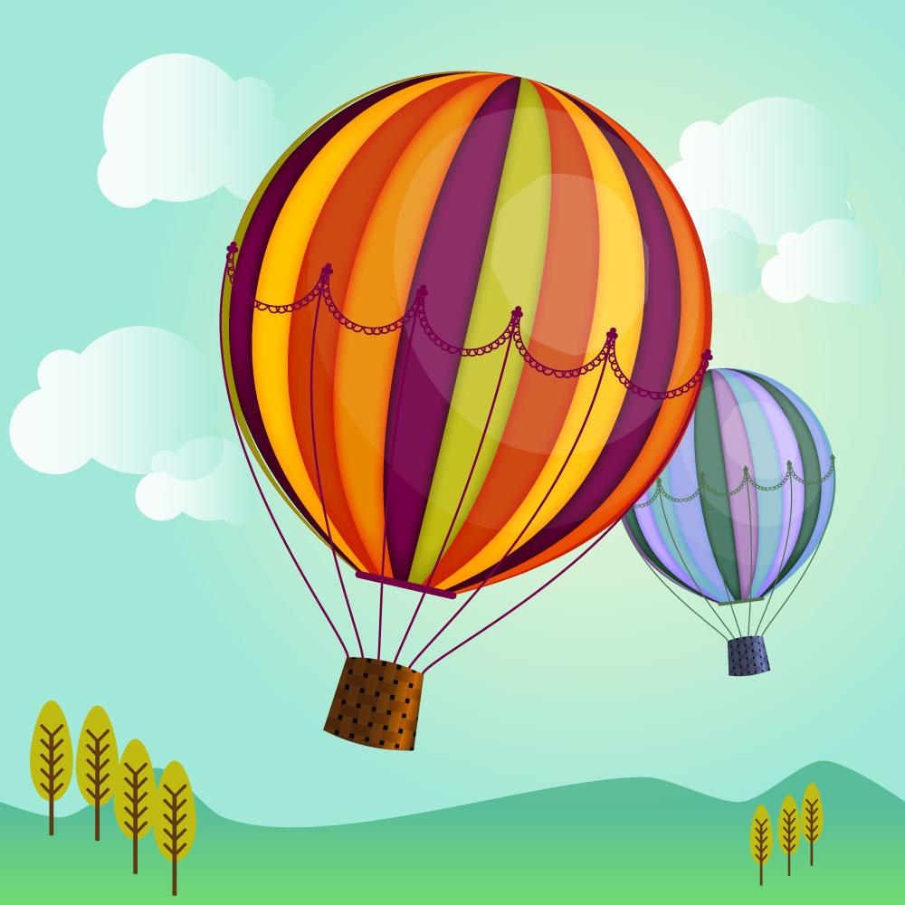 C mo Dibujar Un Globo Aerost tico En Adobe Illustrator divi rtete Con 