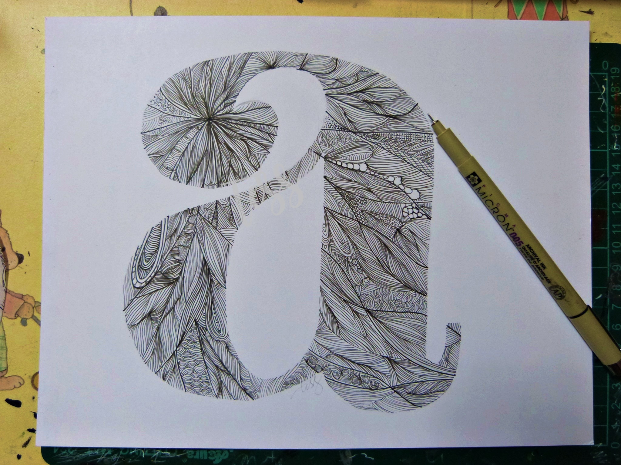 how to draw doodle font