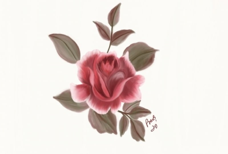 Procreate Painting Techniques: Creating Painterly Flowers in Procreate ...