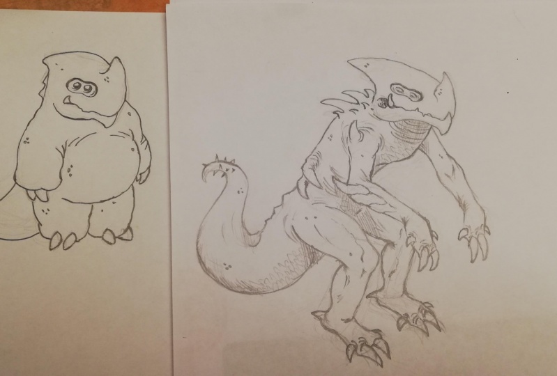 Drawing a Creature Design Transformation - Step by Step | Robert ...