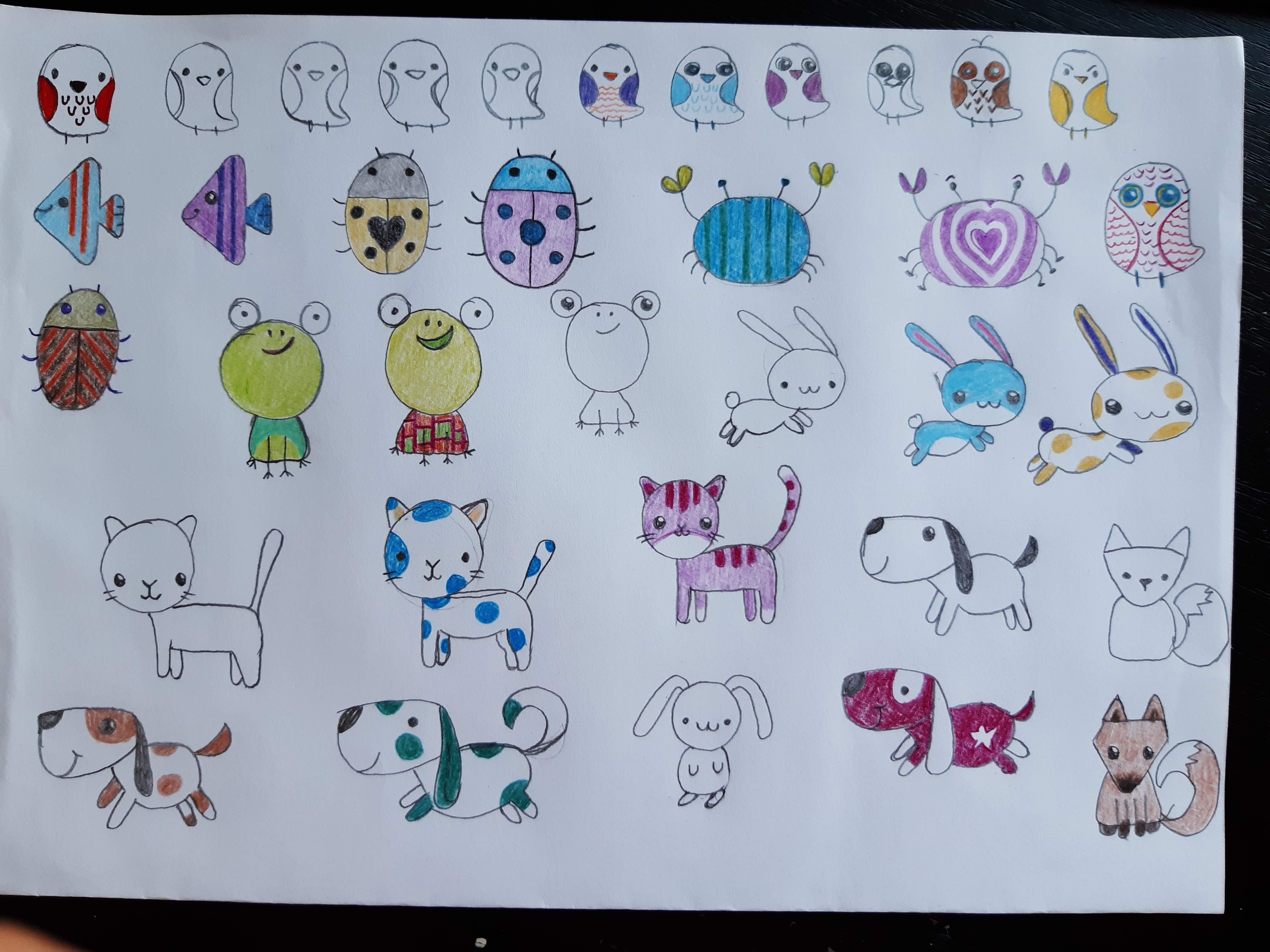 Animal Doodle Art