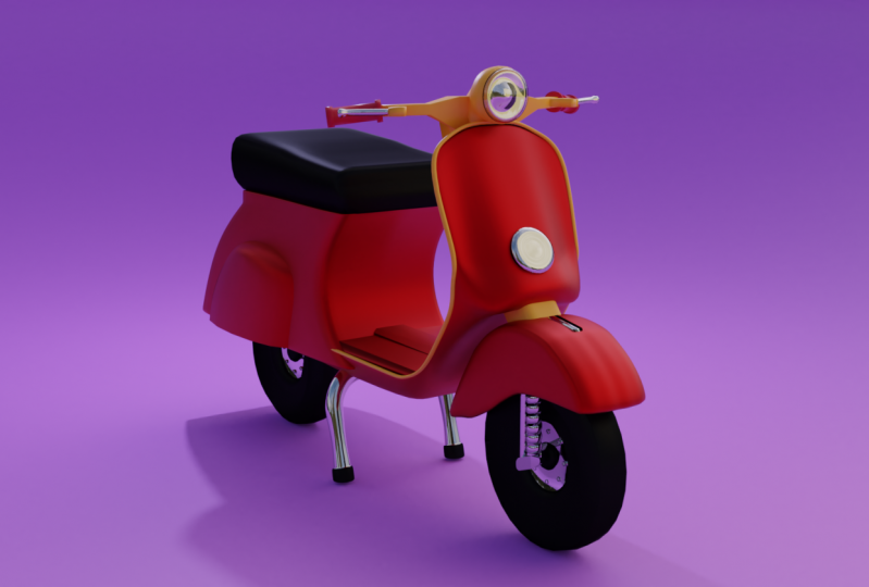 Create A Retro Moped With Blender 2. 8 | Nodiken 3D | Skillshare