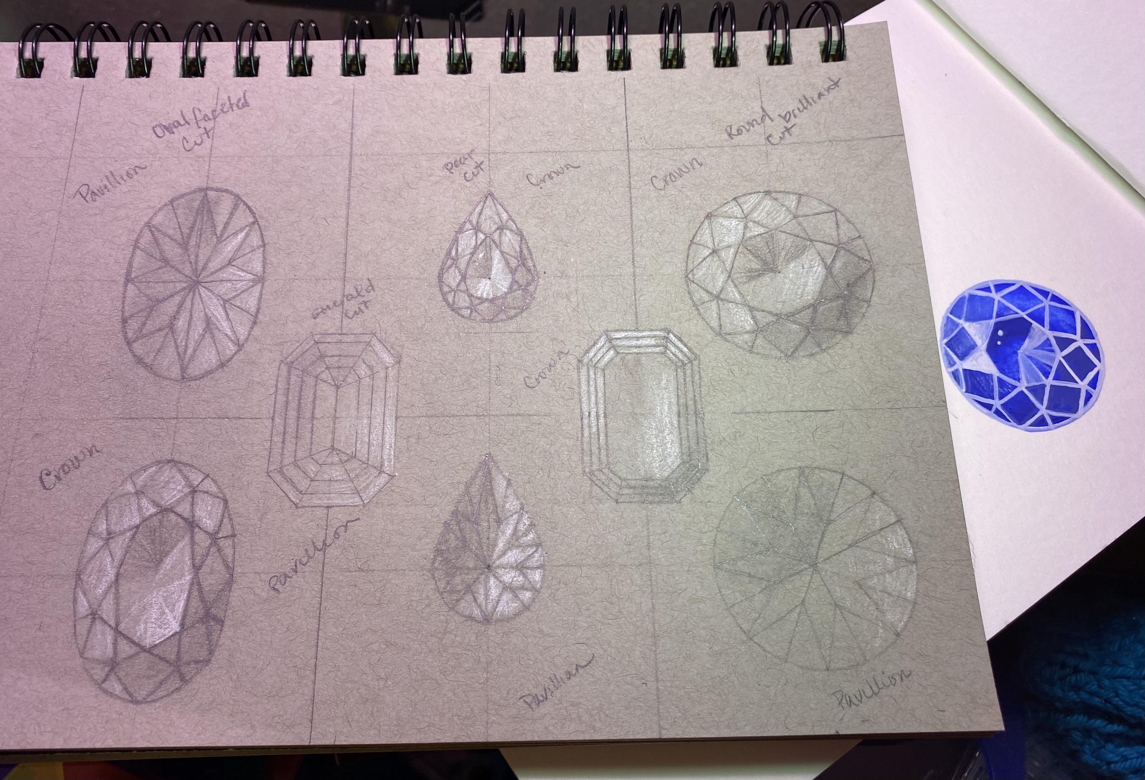 Gemstone Sketch