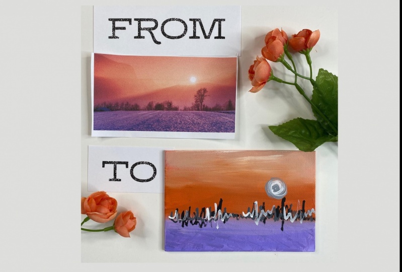 Abstract Art Inspired by a Landscape | Daniela Mellen | Skillshare