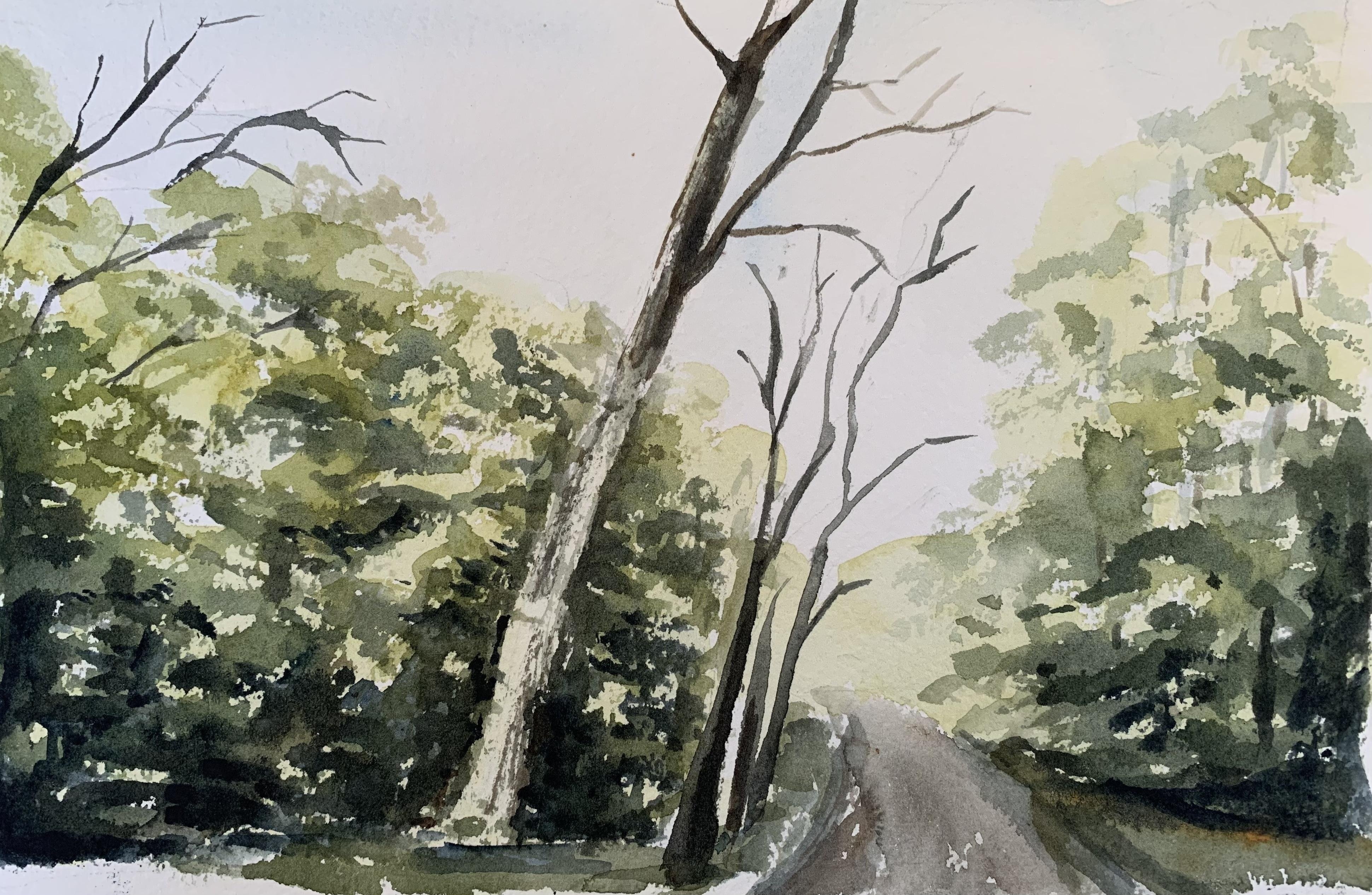 Famous Watercolor Landscape